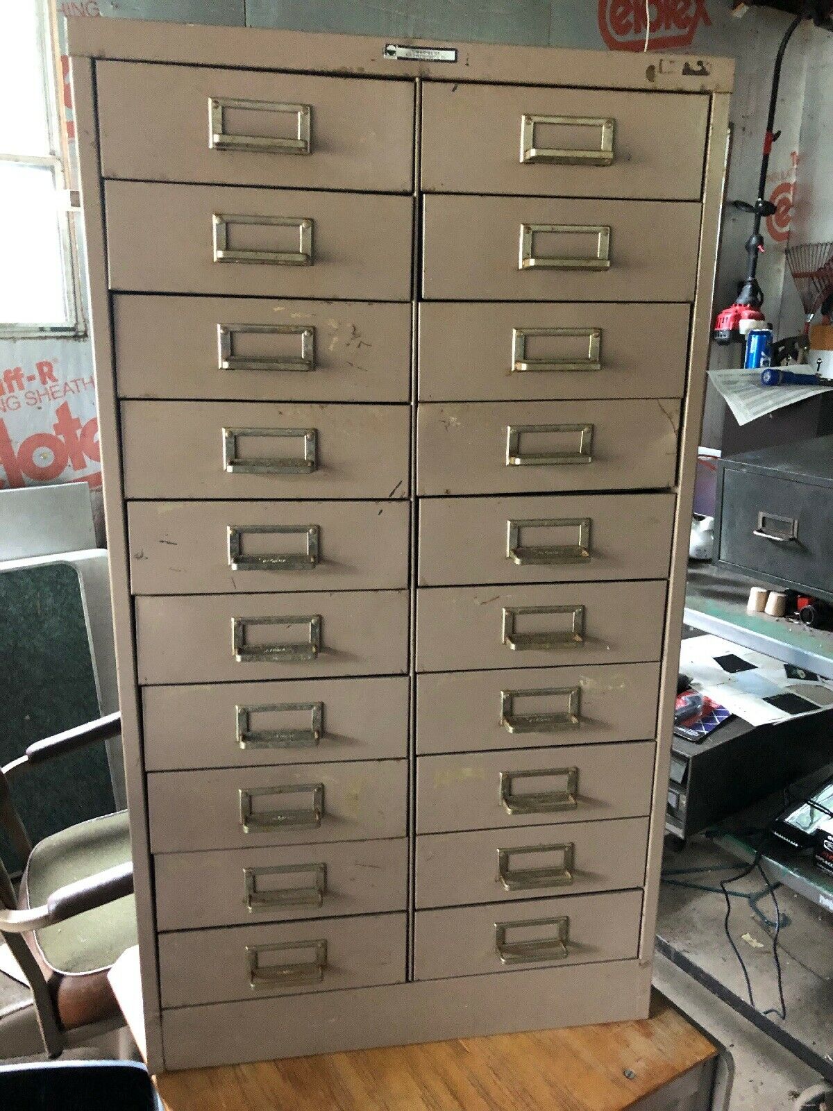 VINTAGE STEELMASTER 20 DRAWER CABINET - ART STEEL COMPANY NY | #16704492