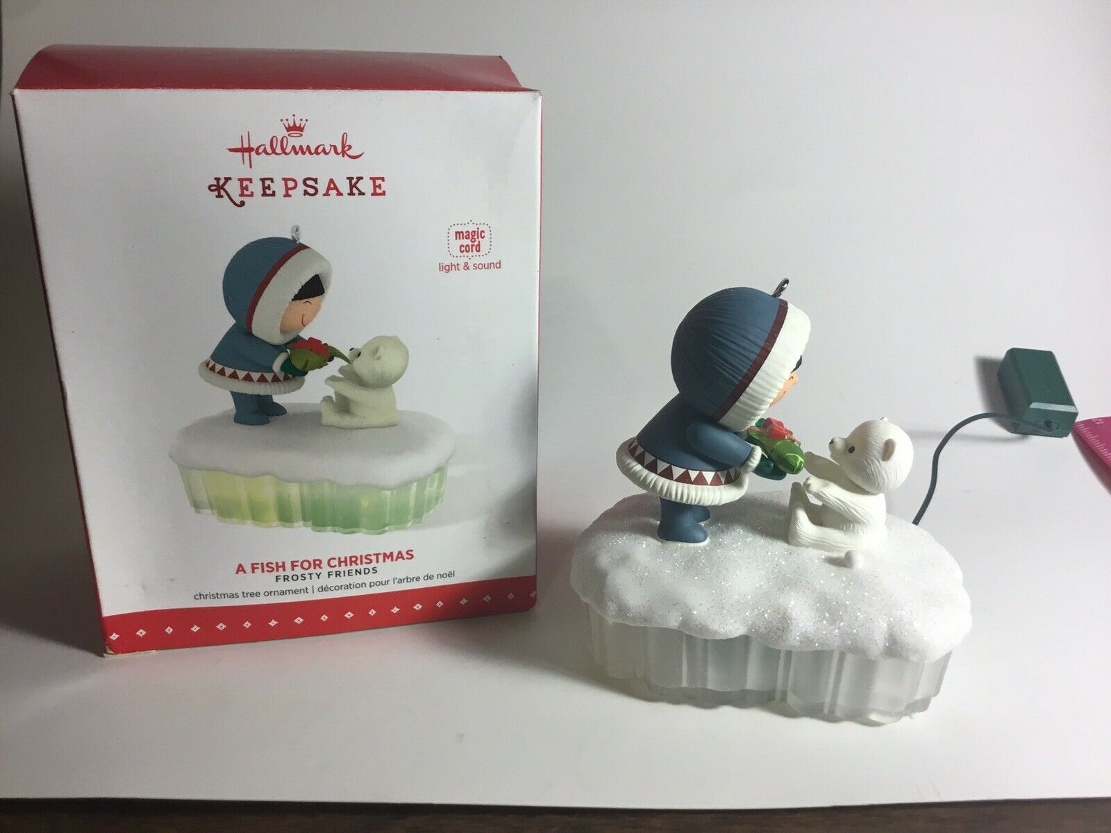 2015 Hallmark Keepsake Frosty Friends A Fish For Christmas Magic ...