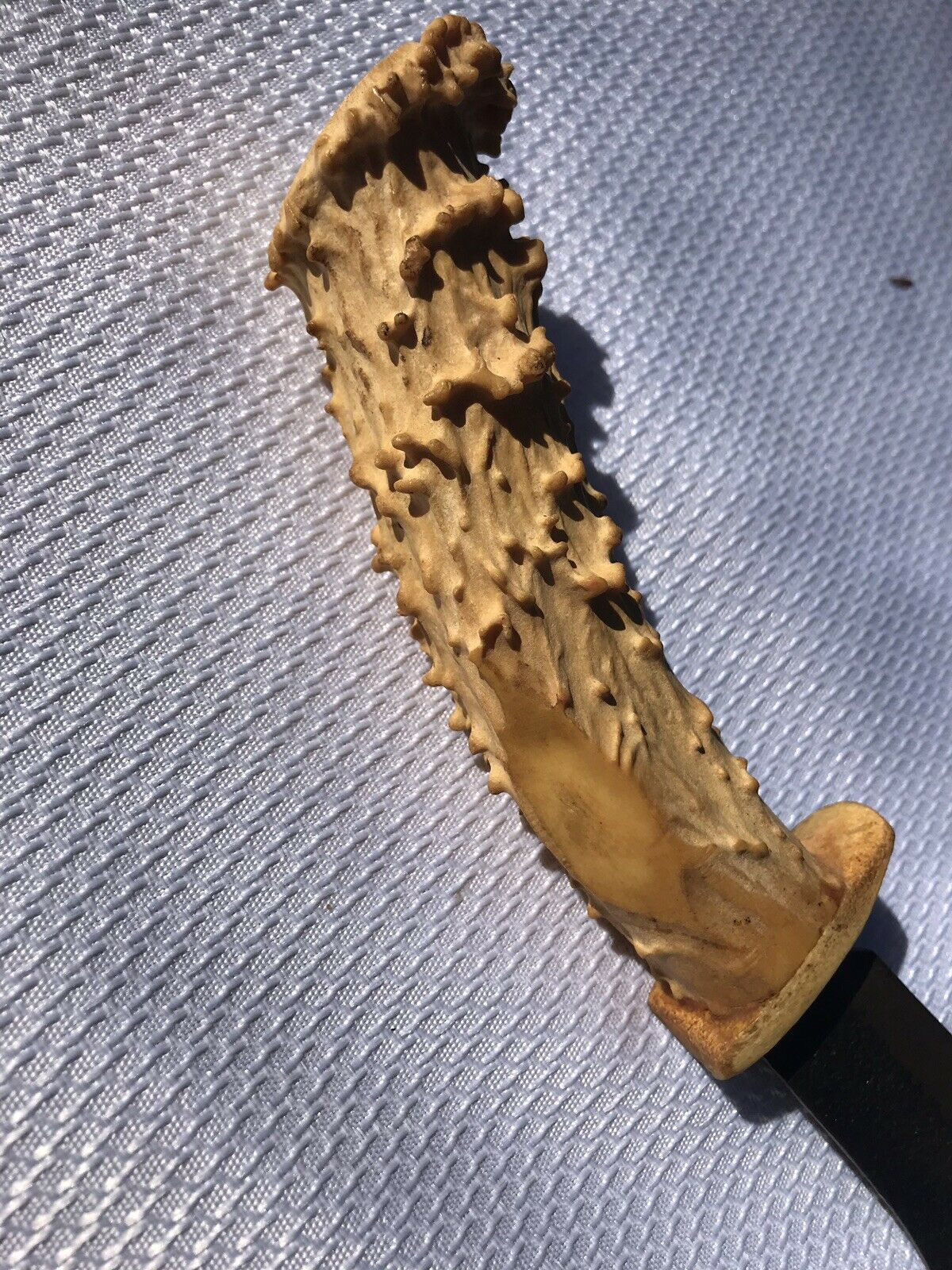 Antique 19th Century Stag Horn Indian Native American Knife Studded ...
