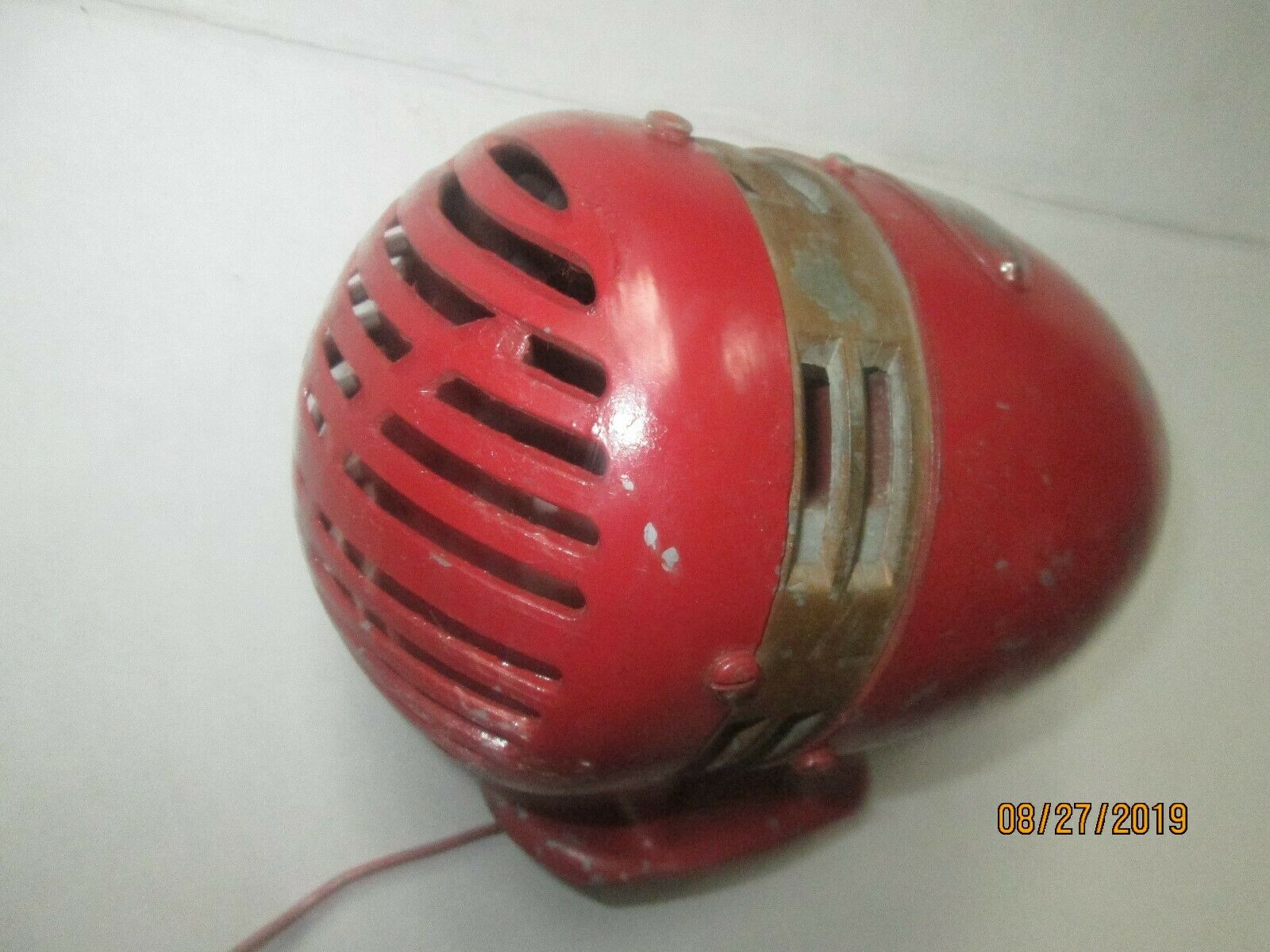 VINTAGE FEDERAL ELECTRIC MODEL 0 SIREN 12 VOLT POLICE AMBULANCE FIRE ...