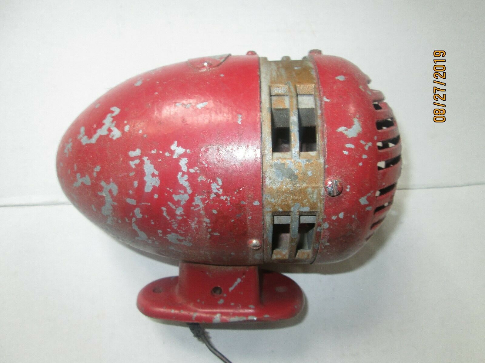 VINTAGE FEDERAL ELECTRIC MODEL 0 SIREN 12 VOLT POLICE AMBULANCE FIRE ...