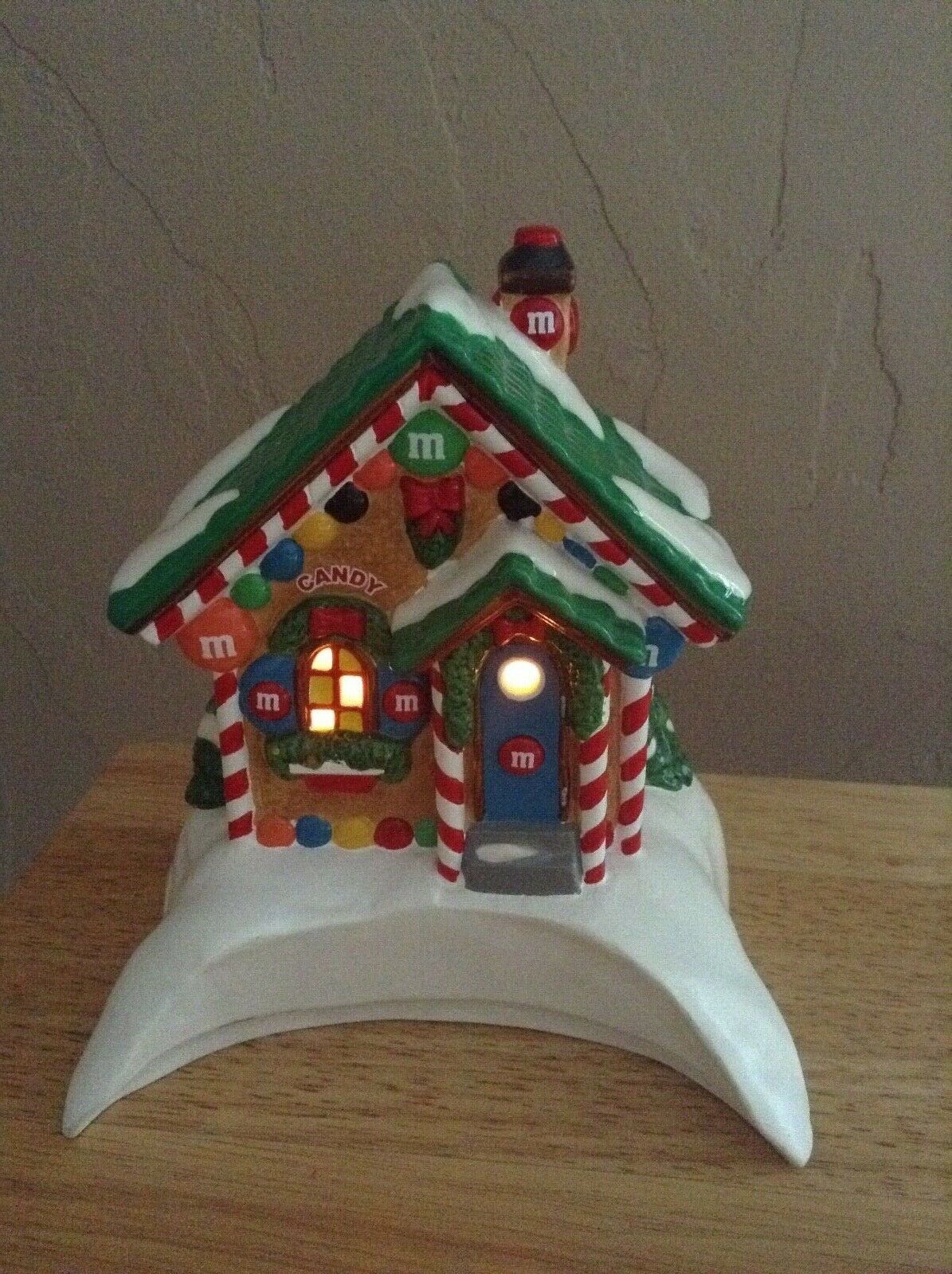 M&M’s Lighted Candy Store House Christmas Display Department 56 NO DISH ...
