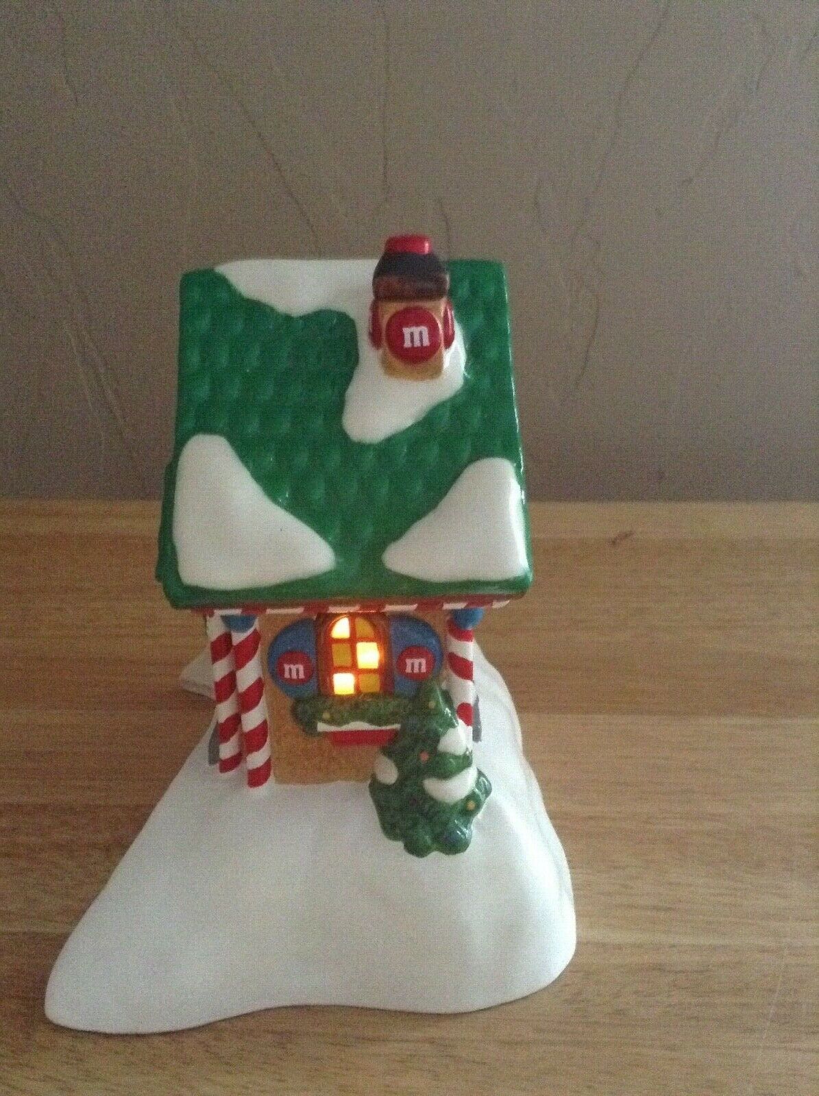 M&M’s Lighted Candy Store House Christmas Display Department 56 NO DISH ...