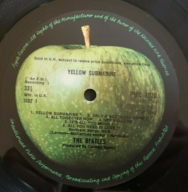 The Beatles LP Yellow Submarine UK Apple Mono 1st Press)) ) | #16645946