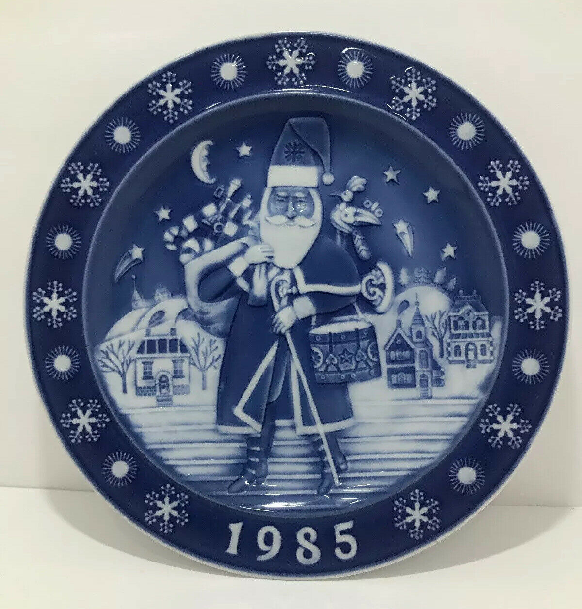 Dansk Spirit Of Christmas Plate 1985 Design By Naiad Einsel Reindeer ...