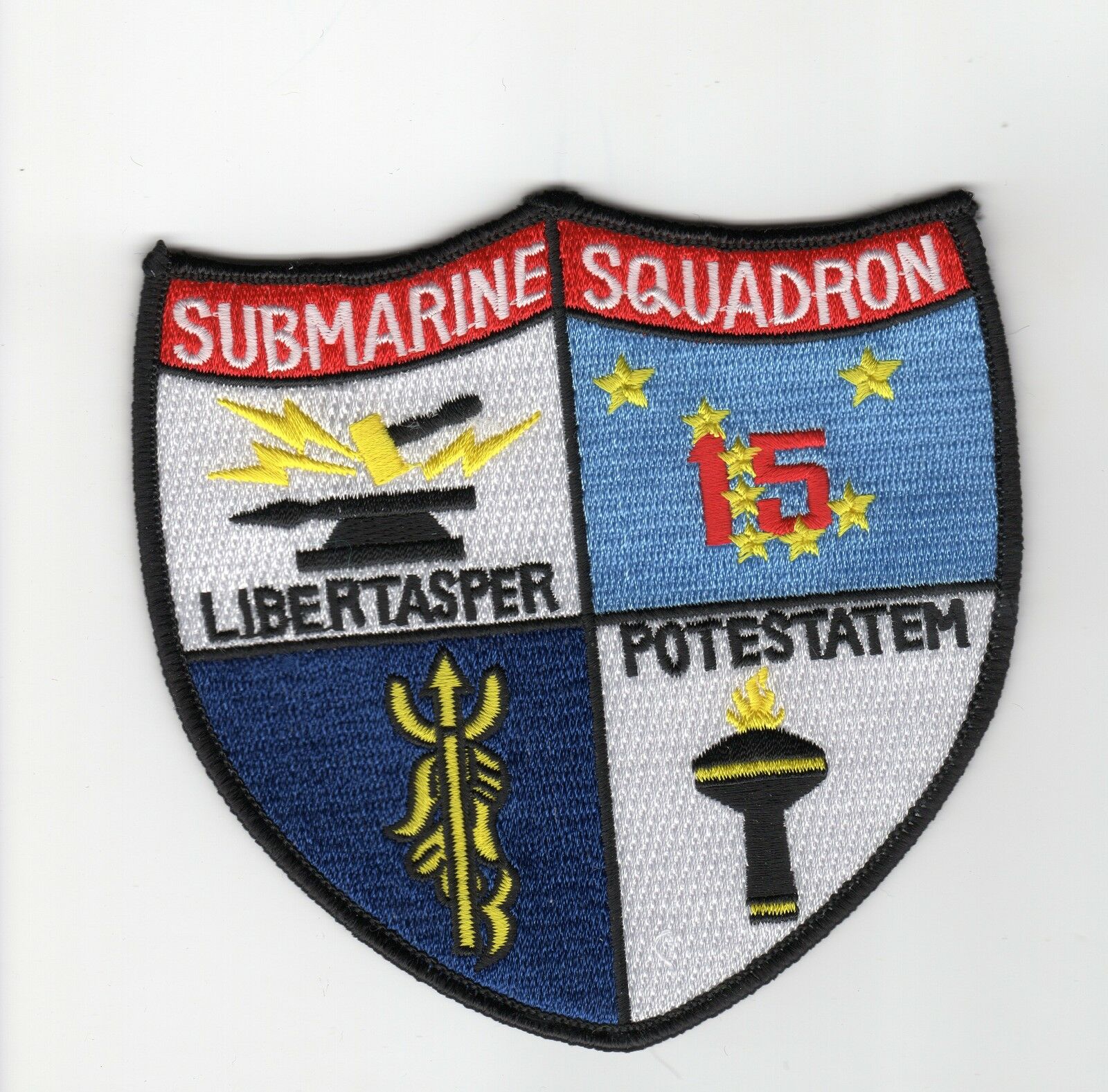 Submarine Squadron 15 (SubRon 15) BC Patch Cat No C6009 | #16614424
