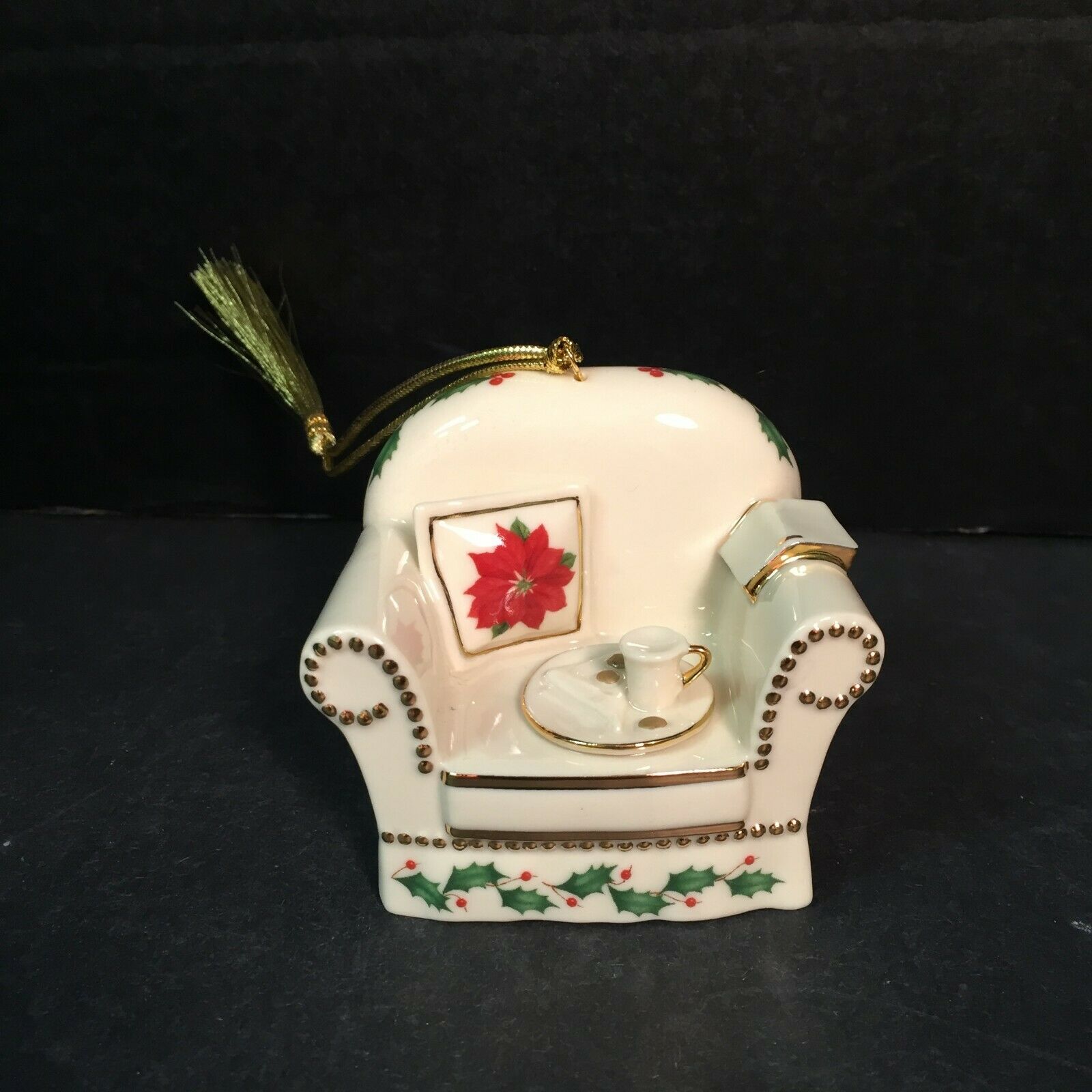 Lenox Holiday Home Chair Ornament Christmas Tree 6119093 Box | #16559830