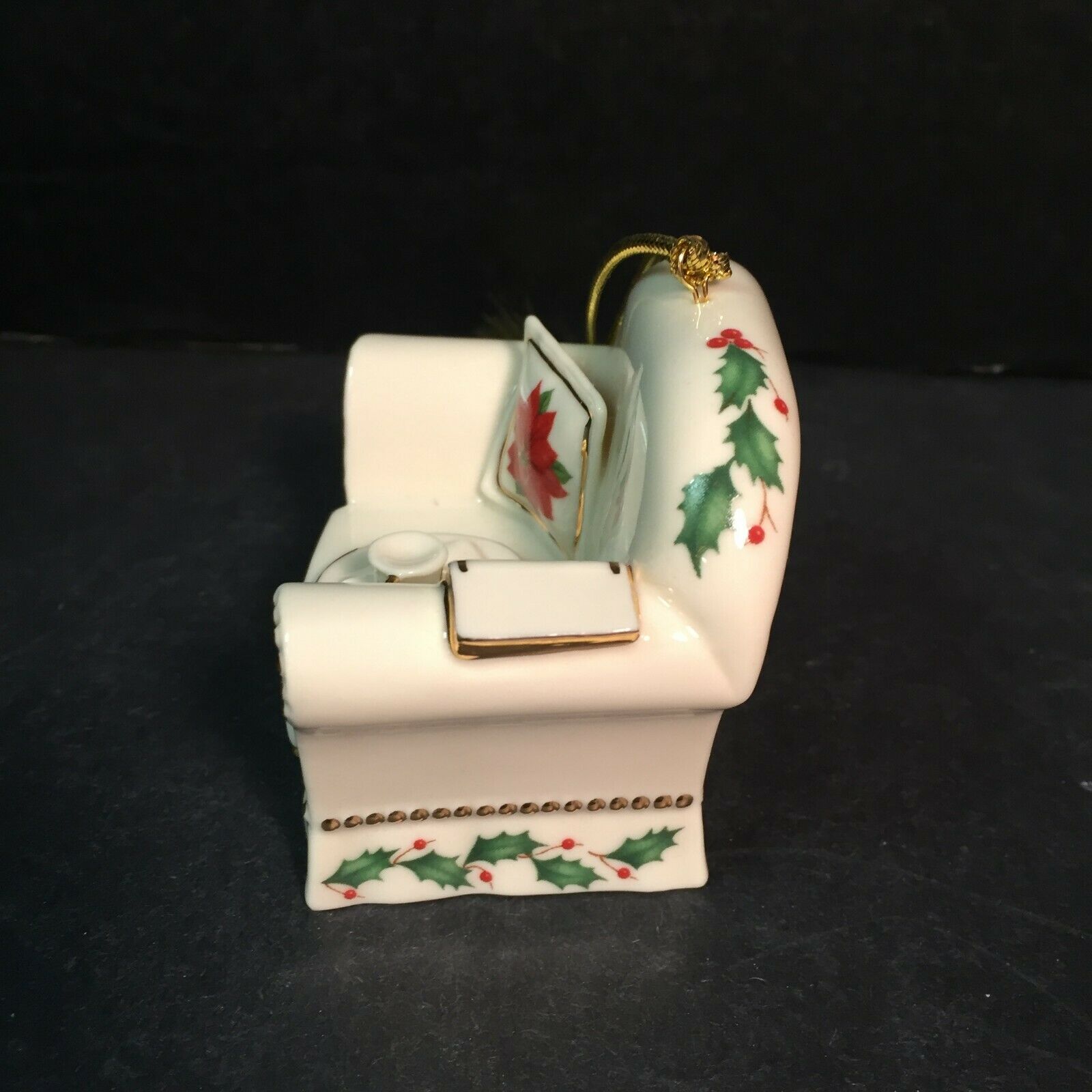 Lenox Holiday Home Chair Ornament Christmas Tree 6119093 Box | #16559830