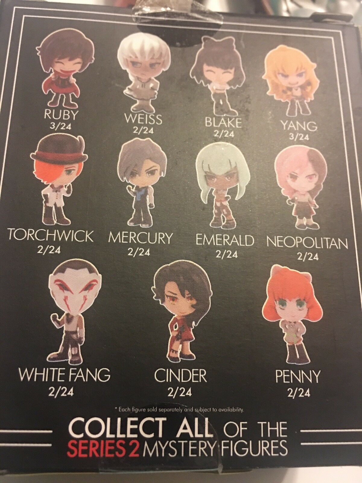 Ruby RWBY Blind Box Mystery Figures Vinyl Series 2 Rooster Teeth ...