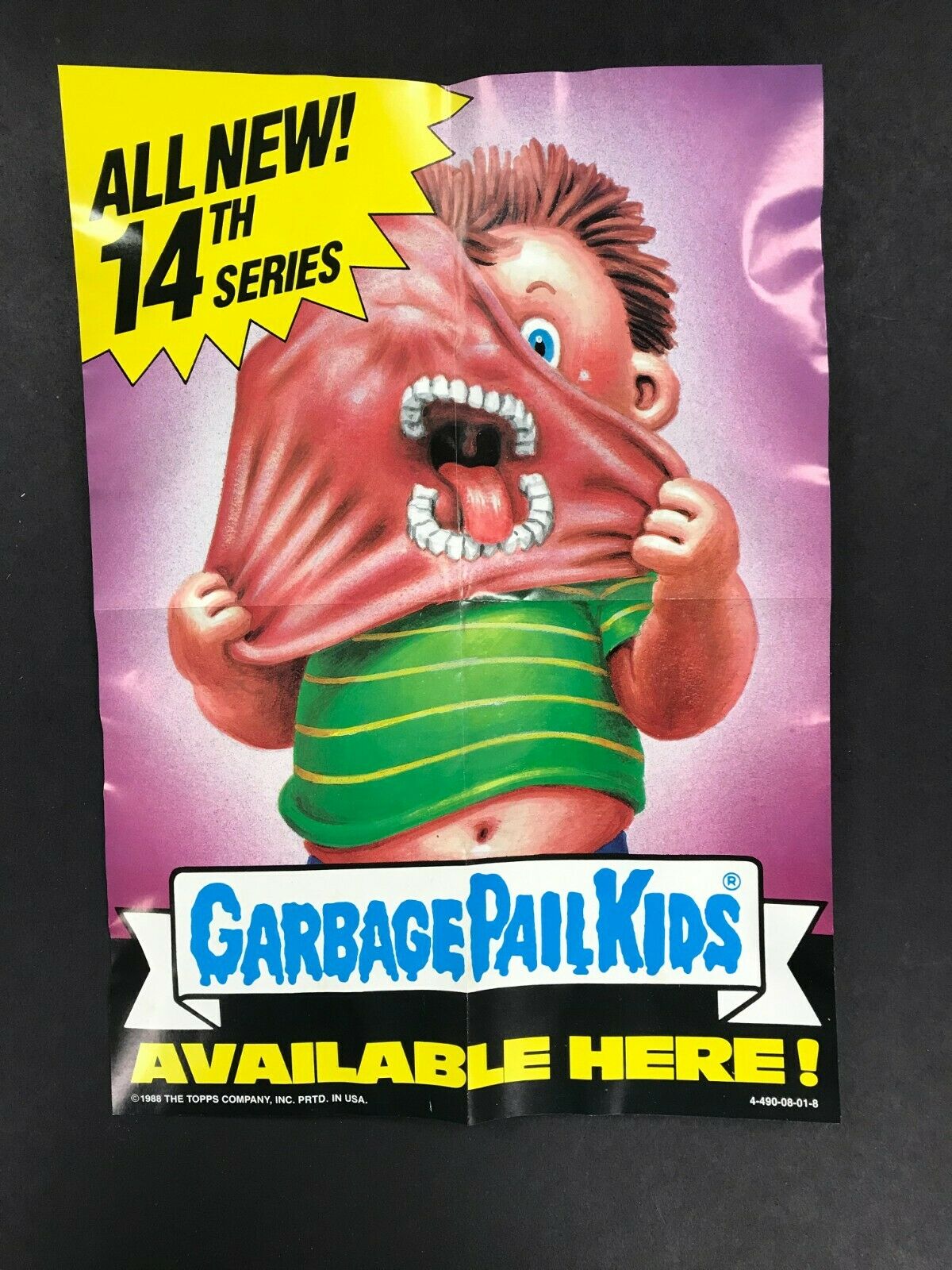 1988 Topps Garbage Pail Kids GPK 14th Series Wax Pack Box W/ Poster ...
