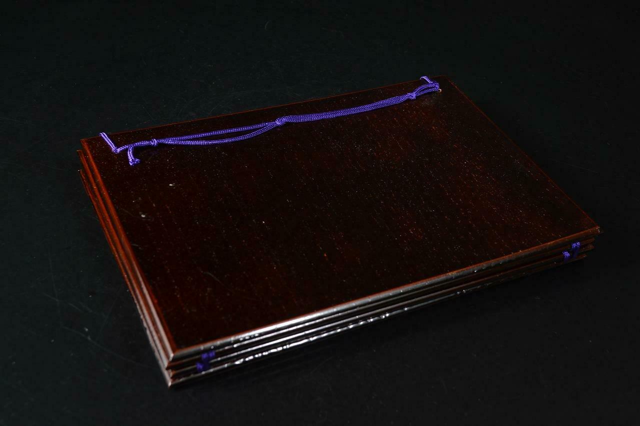 U3466: Japanese Wooden Lacquer Ware Tea Things Board KISUE Tea Ceremony ...