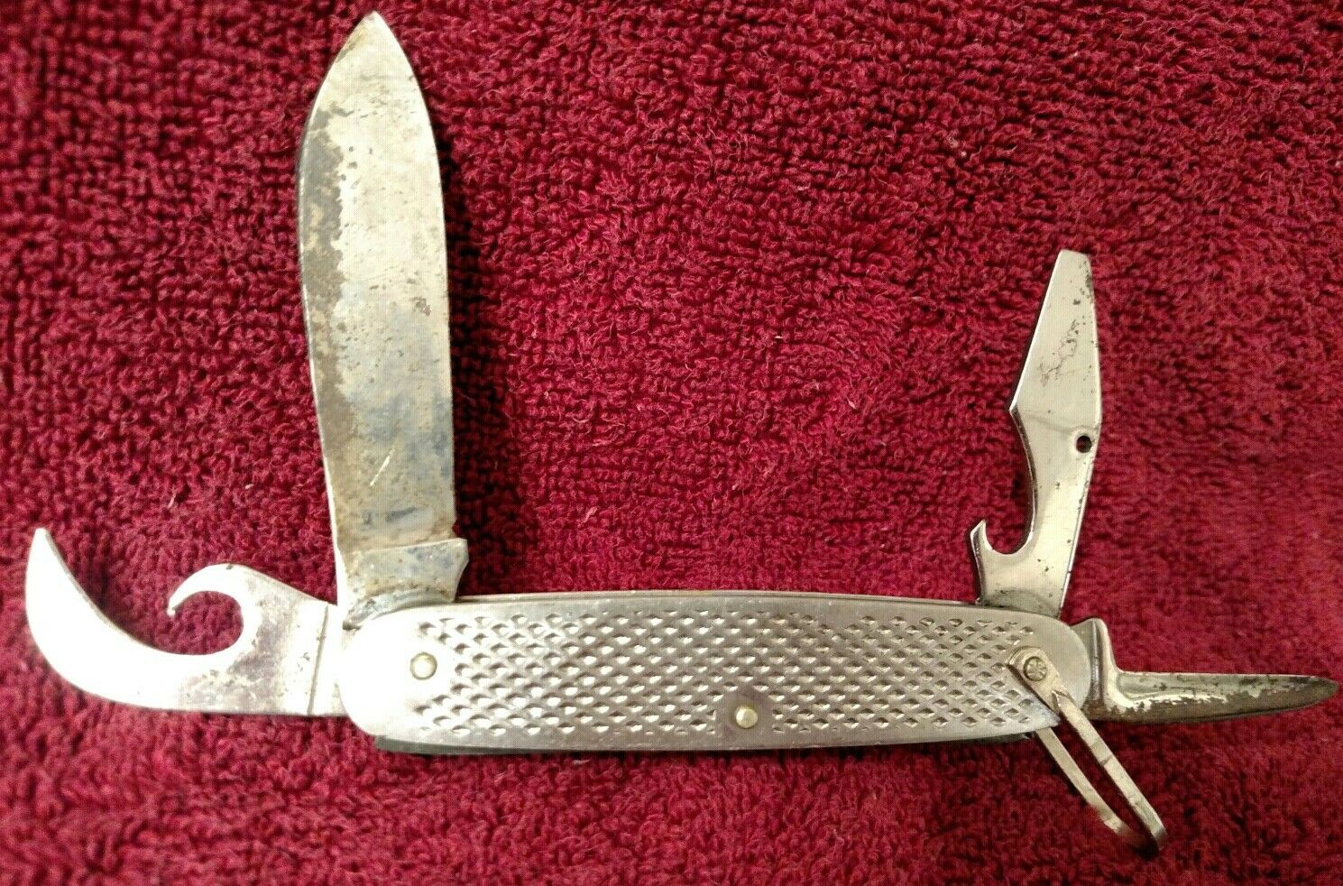 Vintage Kingston WWII Military Utility Multi - Tool Folding Pocket ...