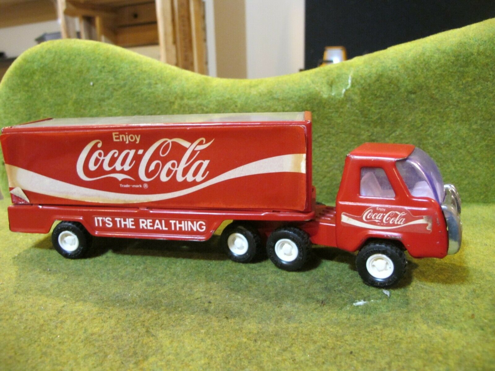 Vintage 1980 Buddy L Coca Cola Truck Semi Delivery Truck Coke I Shape ...