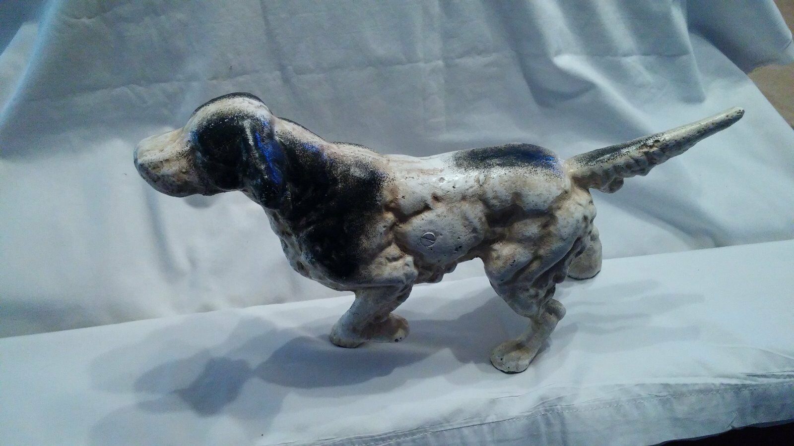 Antique Cast Iron Pointer Retriever English Setter Hunting Dog Door ...