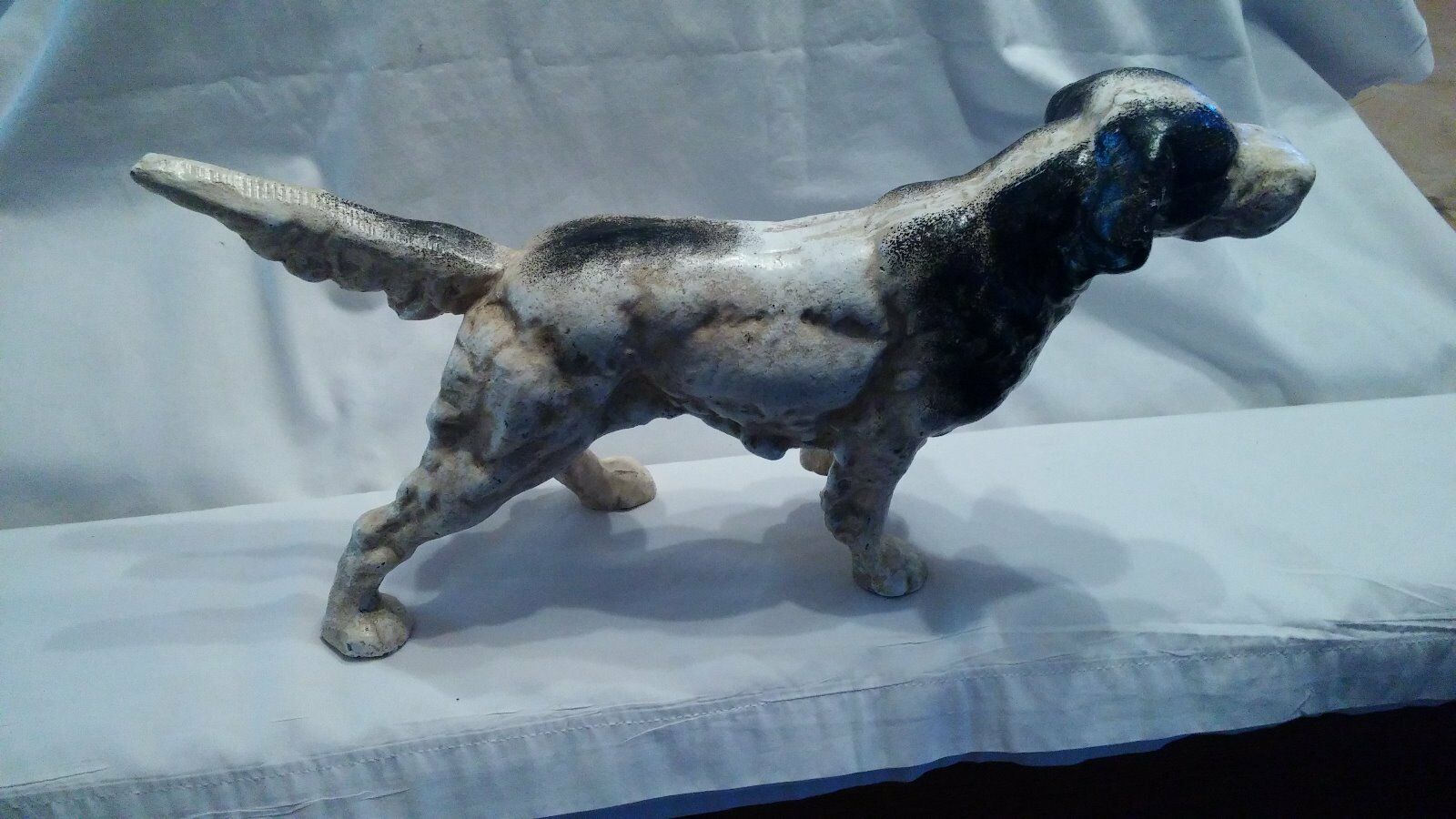 Antique Cast Iron Pointer Retriever English Setter Hunting Dog Door ...