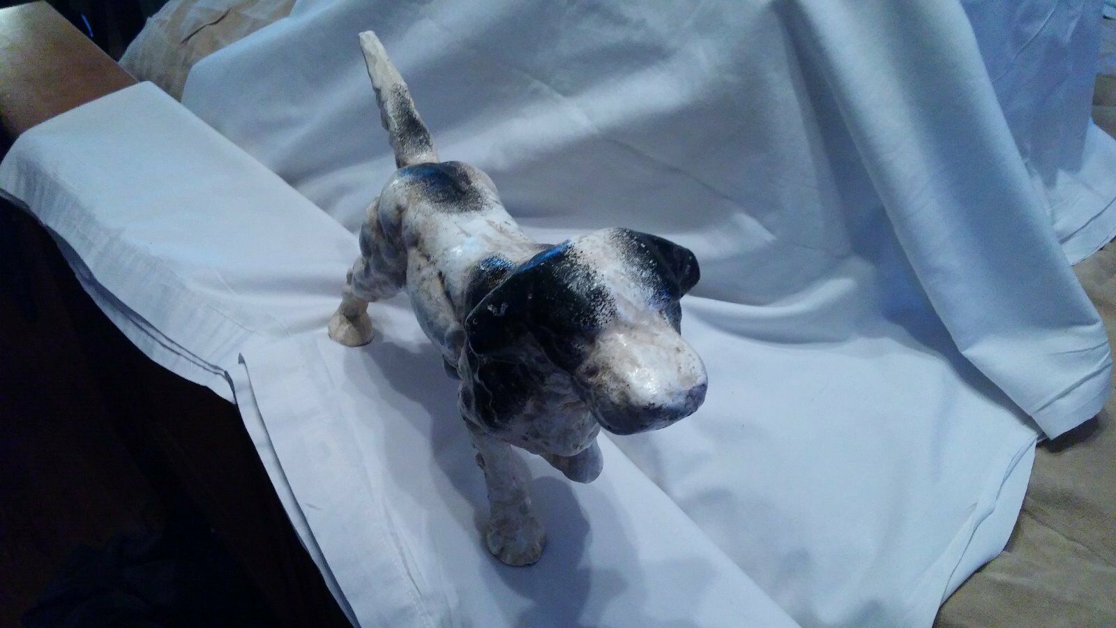 Antique Cast Iron Pointer Retriever English Setter Hunting Dog Door ...