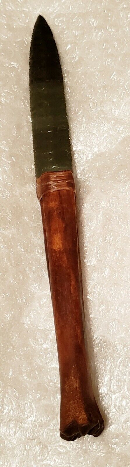 Rainbow Obsidian Custom Dagger/Knife Knapped By Master With Deer Bone ...