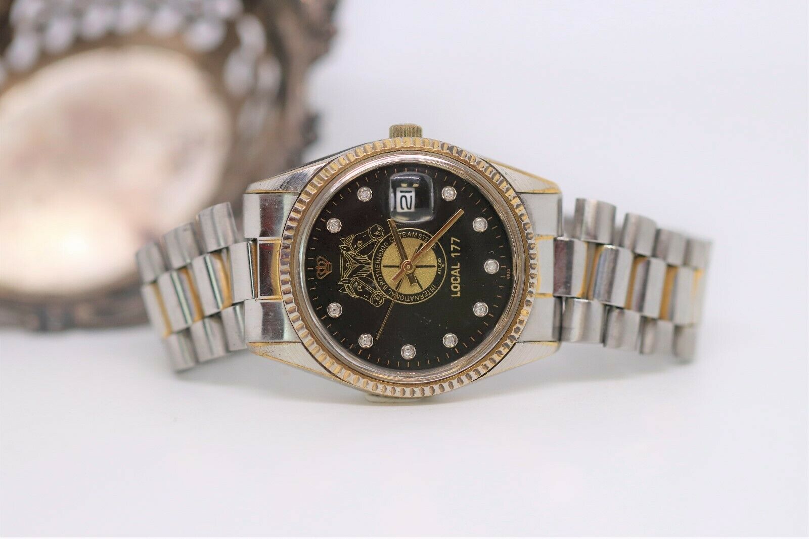 Rare Vintage Jules Jurgensen Men ' S Watch International Brotherhood Of ...