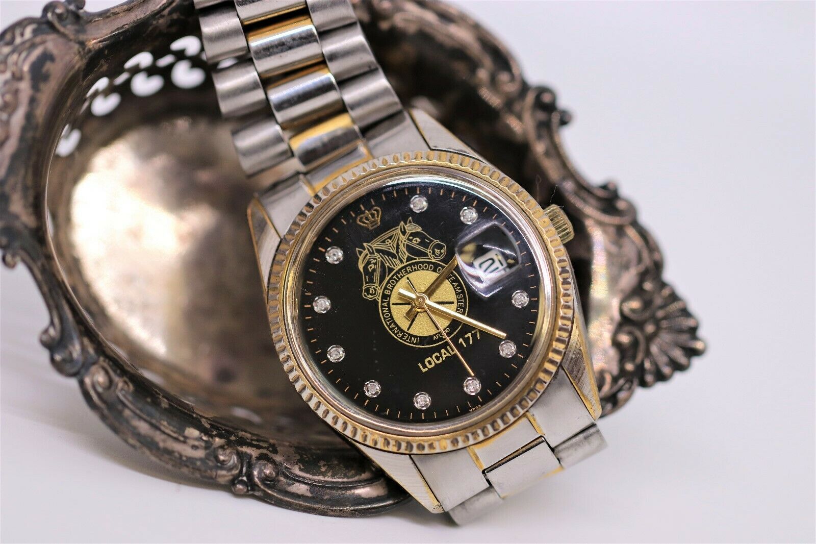 Rare Vintage Jules Jurgensen Men ' S Watch International Brotherhood Of ...