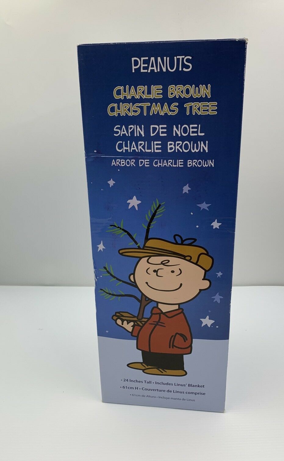 Peanuts Charlie Brown Christmas 24 Tree With Linus Blanket | #16485936