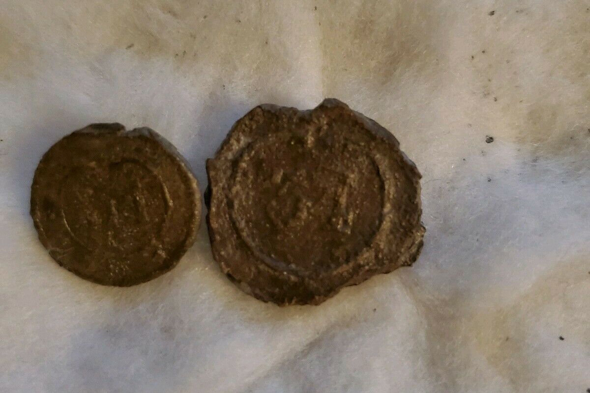 Two Revolutionary War British 54th Regiment Of Foot Button | #16437424
