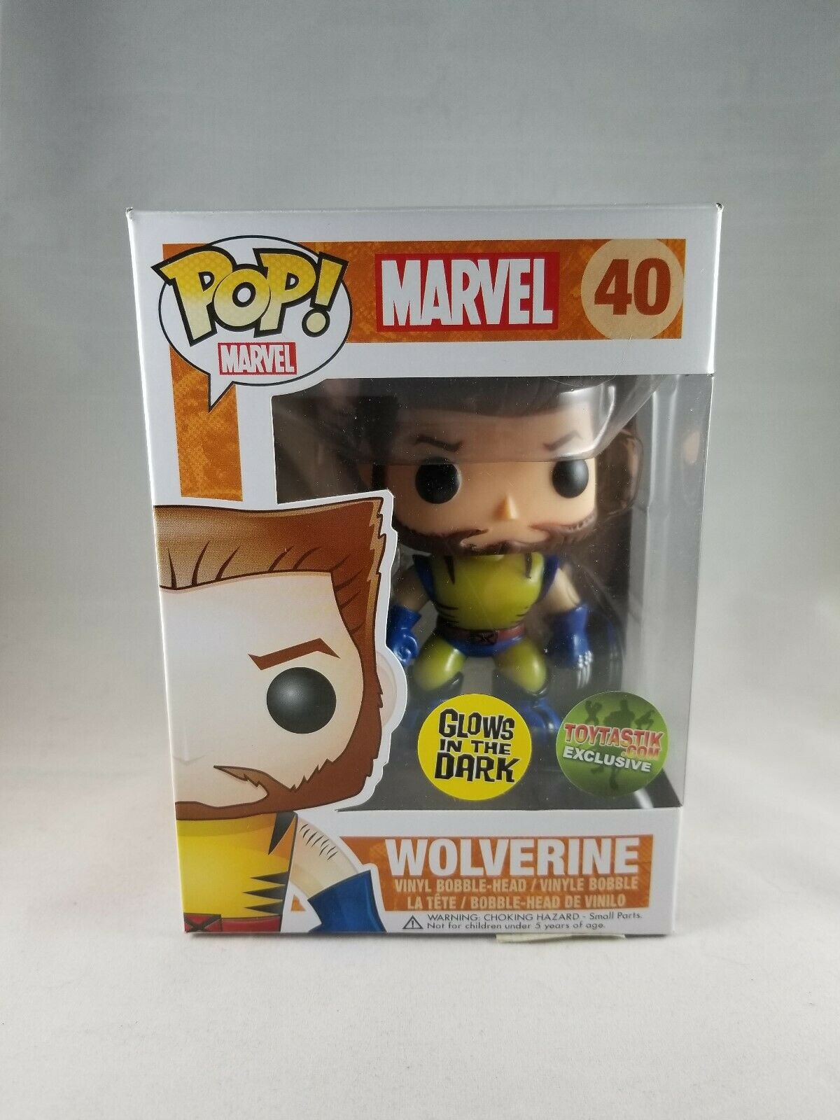 Unmasked Wolverine Glow In The Dark Toytastic Funko Pop | #16499388