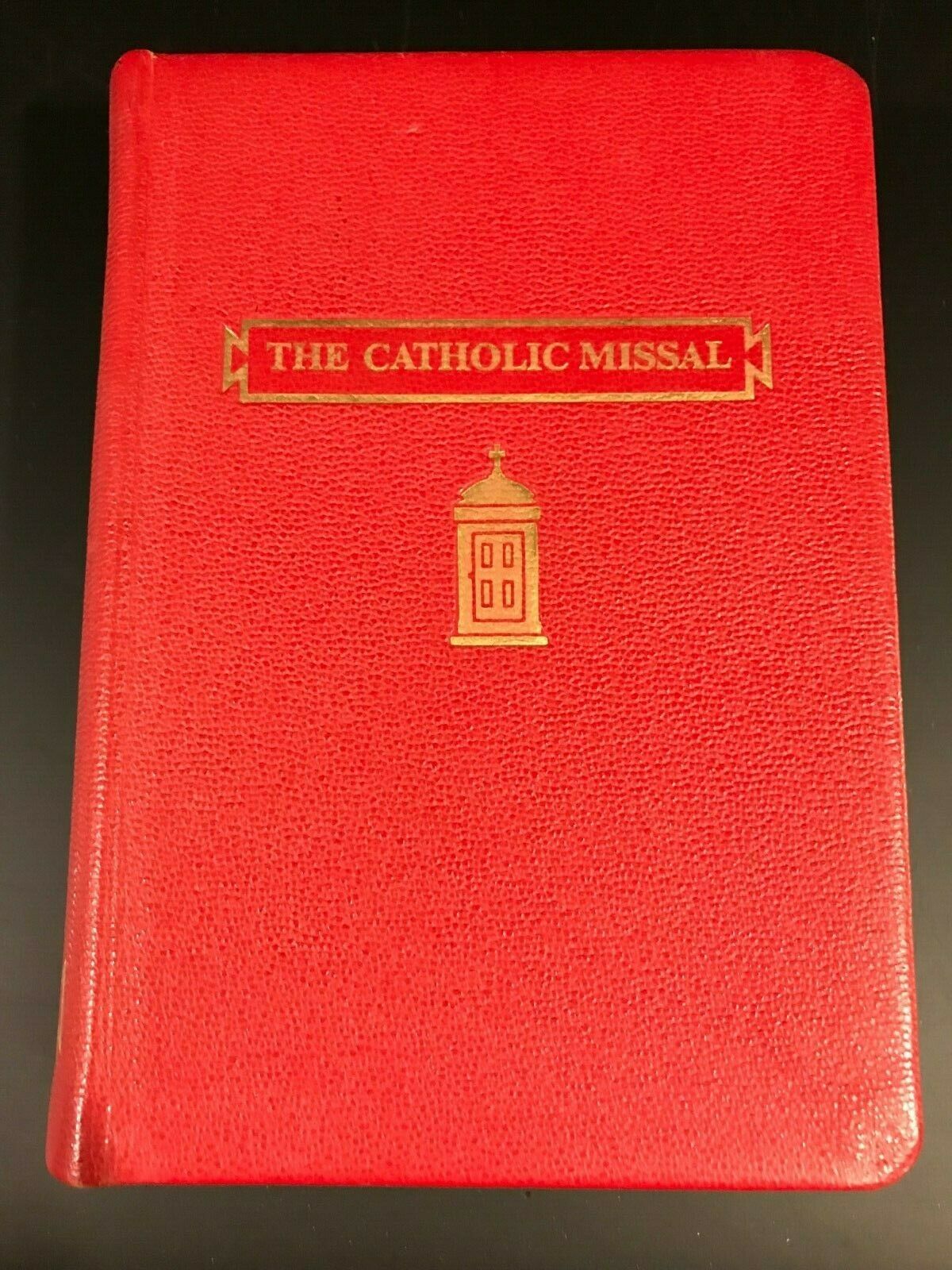 VINTAGE 1950 ' S THE CATHOLIC MISSAL PRAYER BOOK CHURCH JESUS GOD HOLY ...