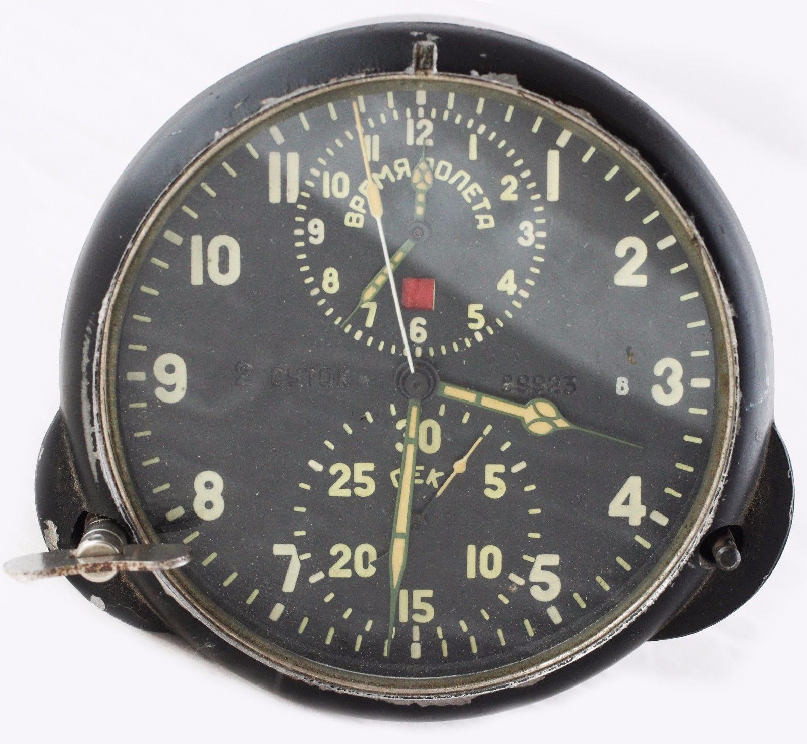 ACHS - 1M Russia USSR Military Aircraft Cockpit Clock Timer | #16451063
