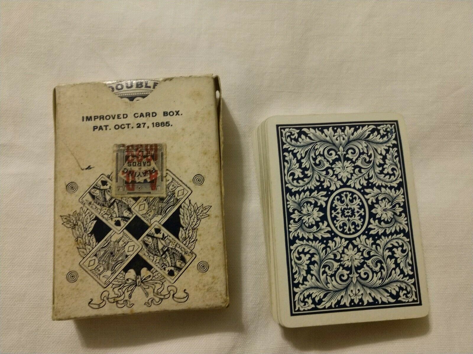 Vintage Andrew Dougherty Tally - Ho Double Pinochle Playing Cards No 43 ...