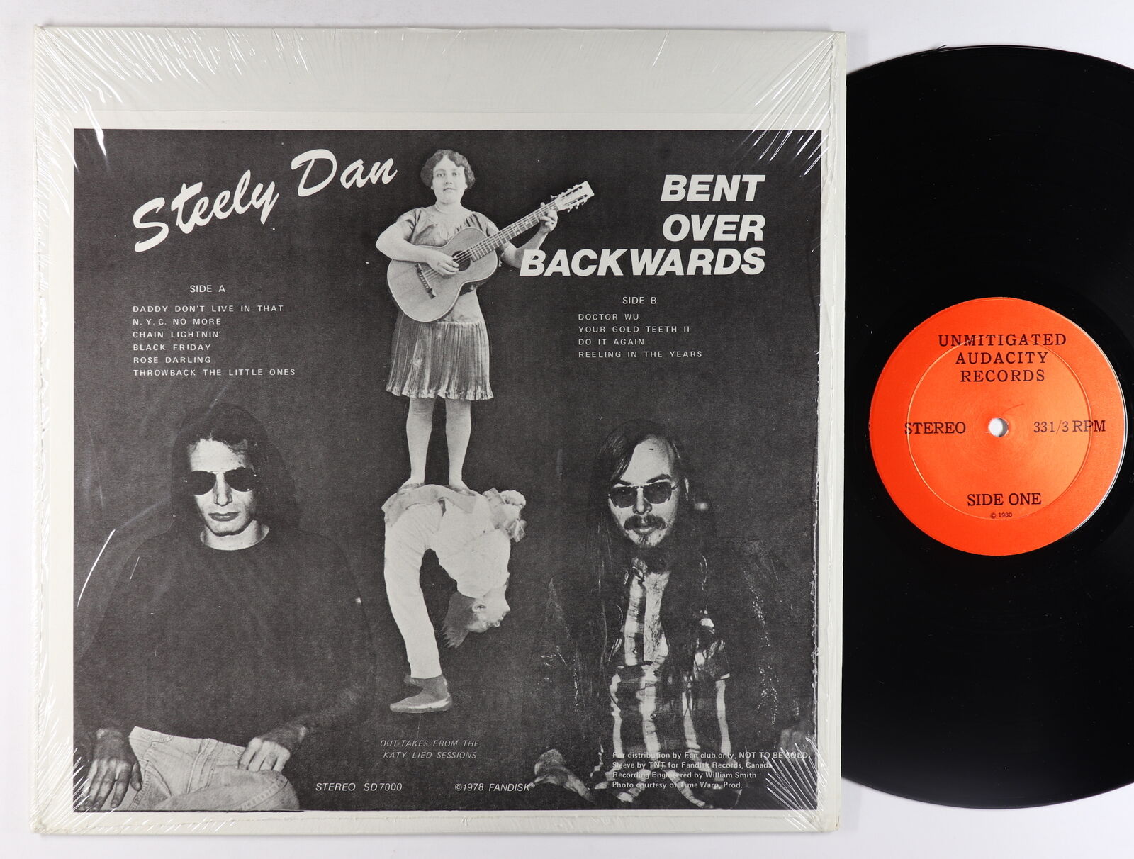 Steely Dan - Bent Over Backwards LP - Unmitigated Audacity Canada VG ...