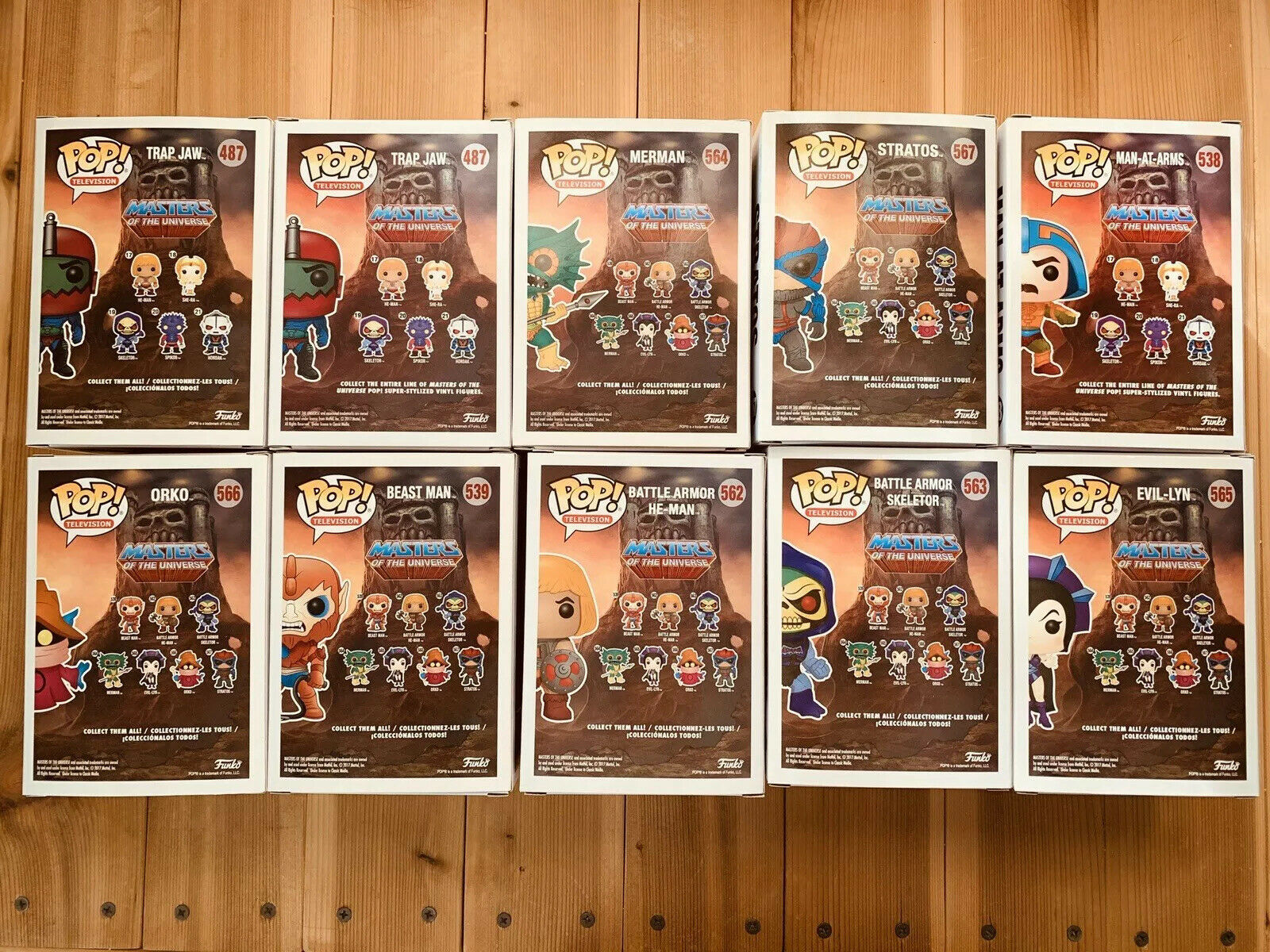 Funko POP Masters Of The Universe 11 Piece Set With Chase Merman ...