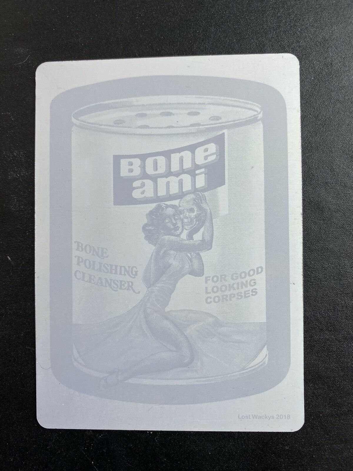 2018 Wacky Packages Variations 1st Series MAGENTA Printing Plate BON ...