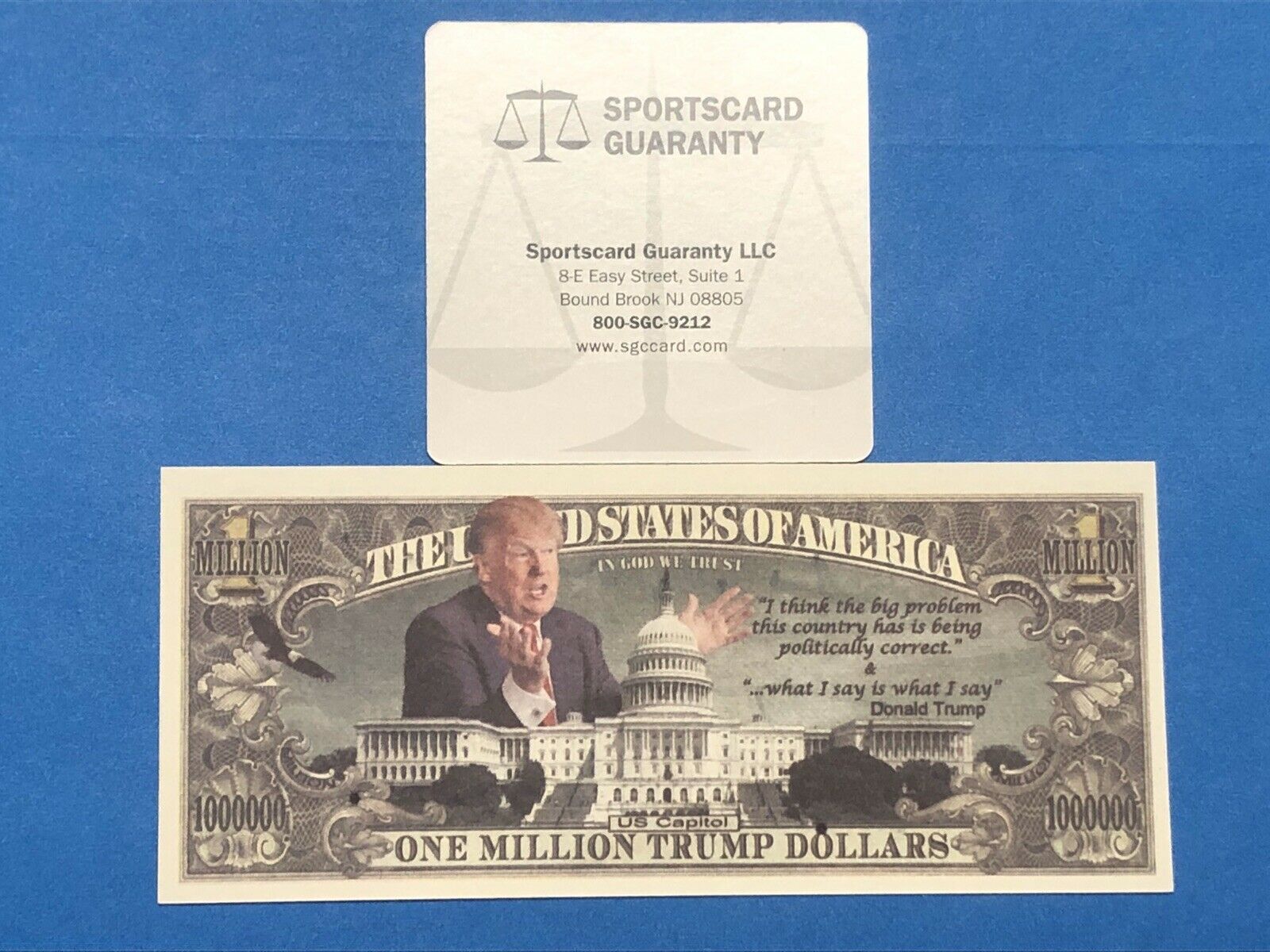 Donald Trump Signed Campaign Note SGC Auto Autograph | #16388501