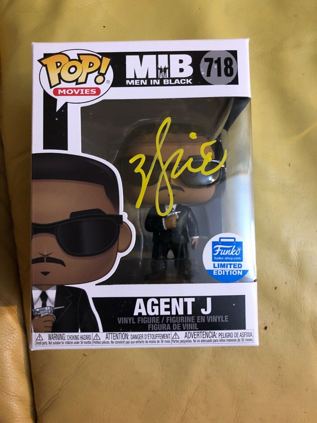AGENT J MIB Funko Pop Vinyl Men In Black Movies Signed By Will Smith ...