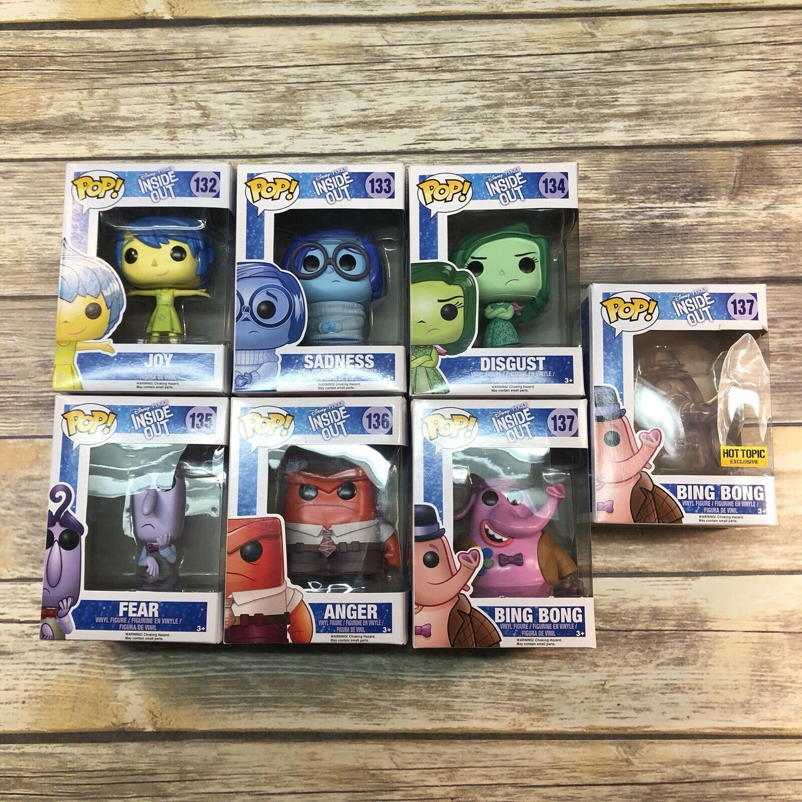 Funko Pop Inside Out Set Of 7 | #16309559