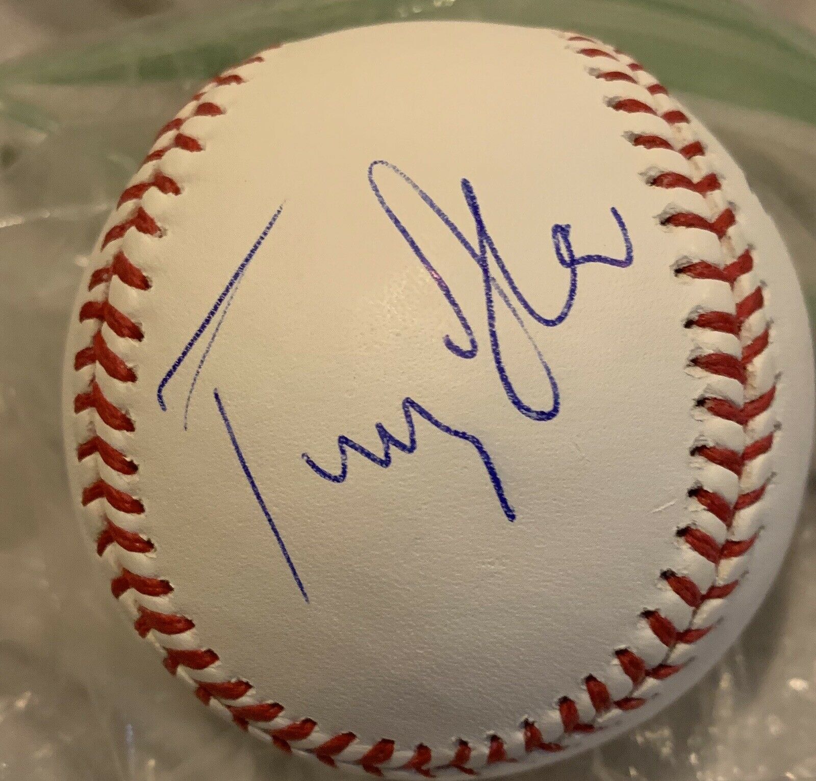 Tony Blair UK Prime Minister Signed Baseball Official MLB | #16304806