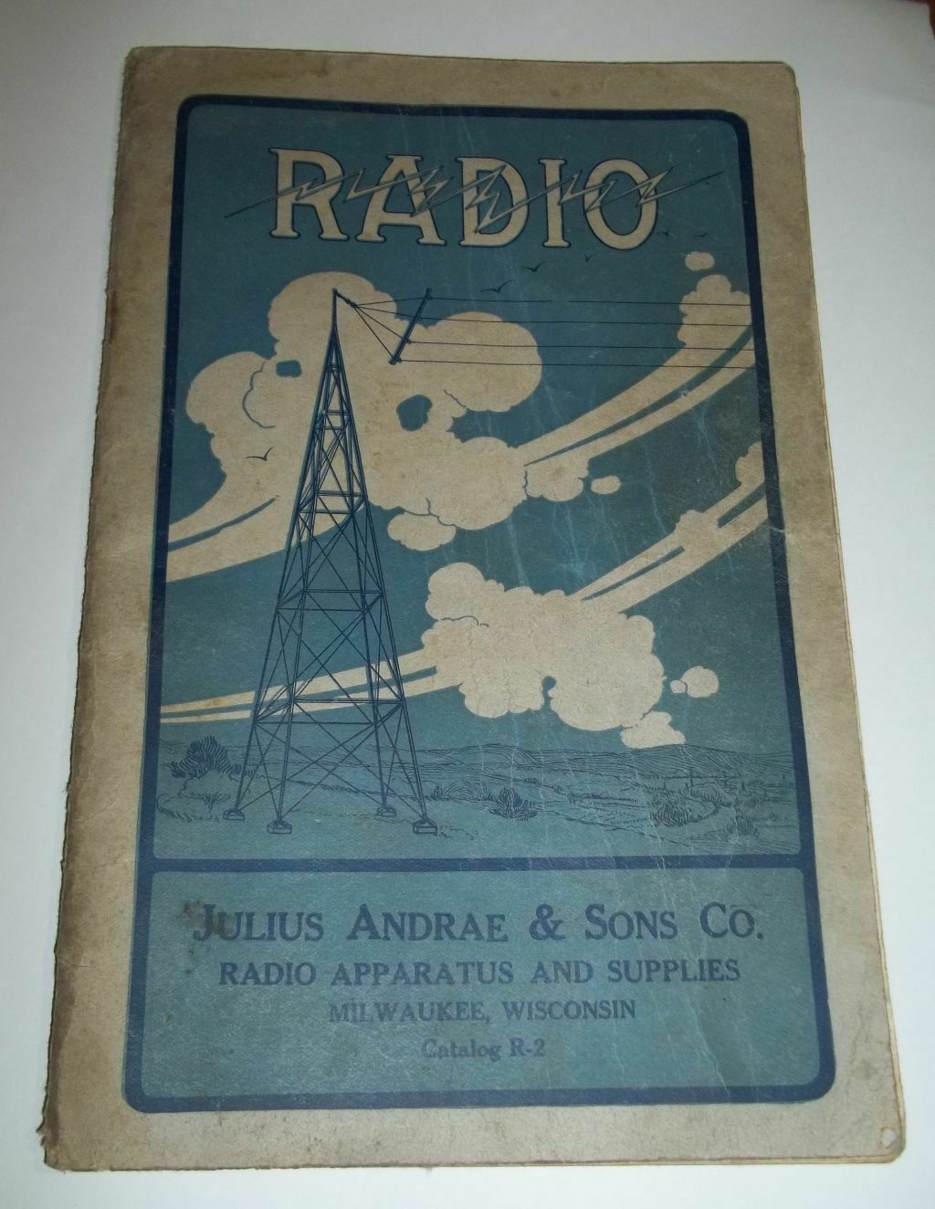 Radio By Julius Andrae & Sons Radio Apparatus And Supplies No R - 2 ...