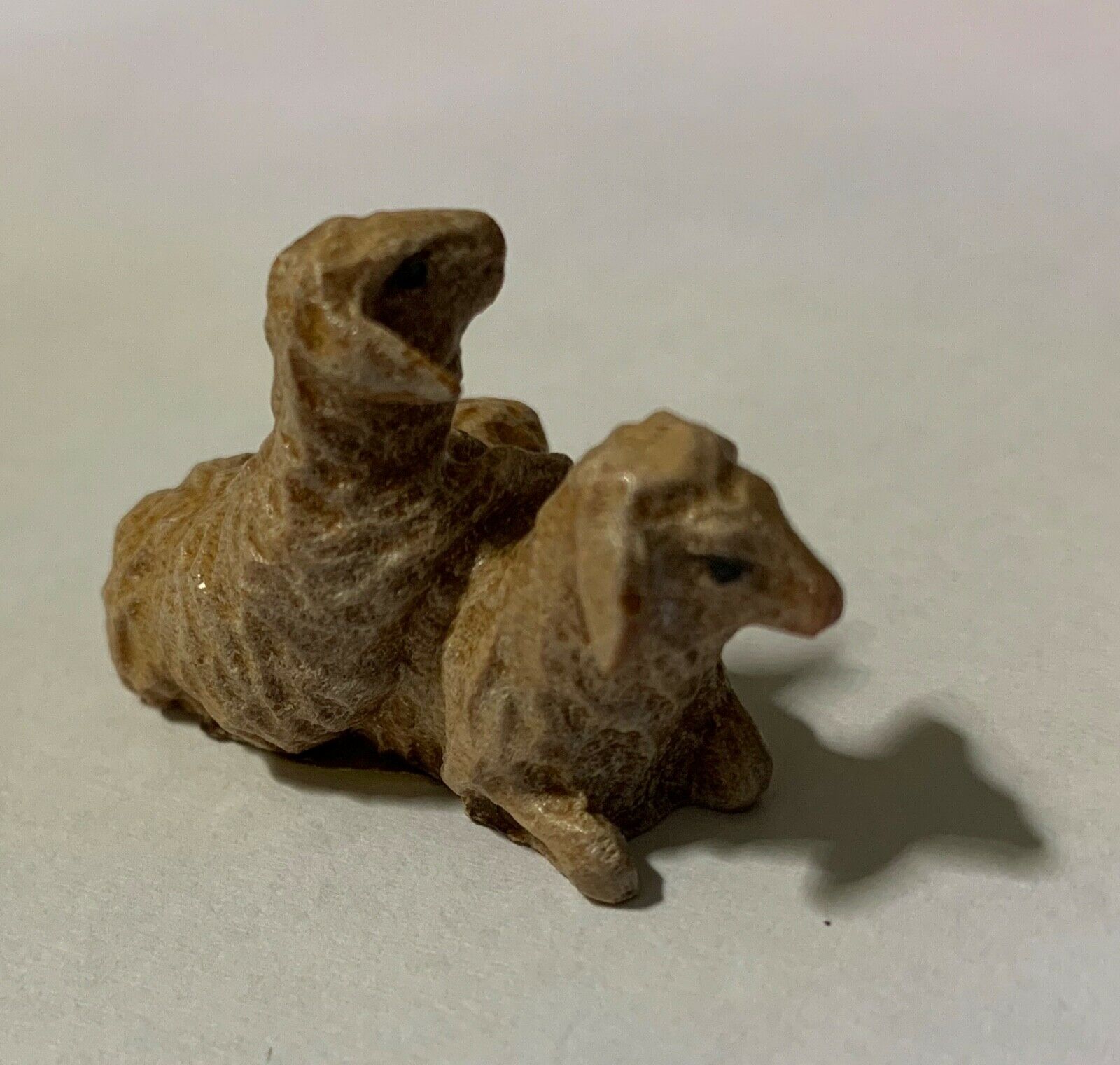Rare HTF Walter Stahli Wood Carvings 3855 Sheep Lamb Brienz Switzerland ...