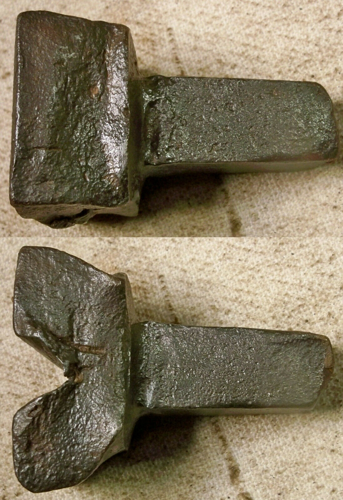 Blacksmith Anvil 9/16 Inch V Swage Hardy 3/4 Inch Shaft Tool READ ...