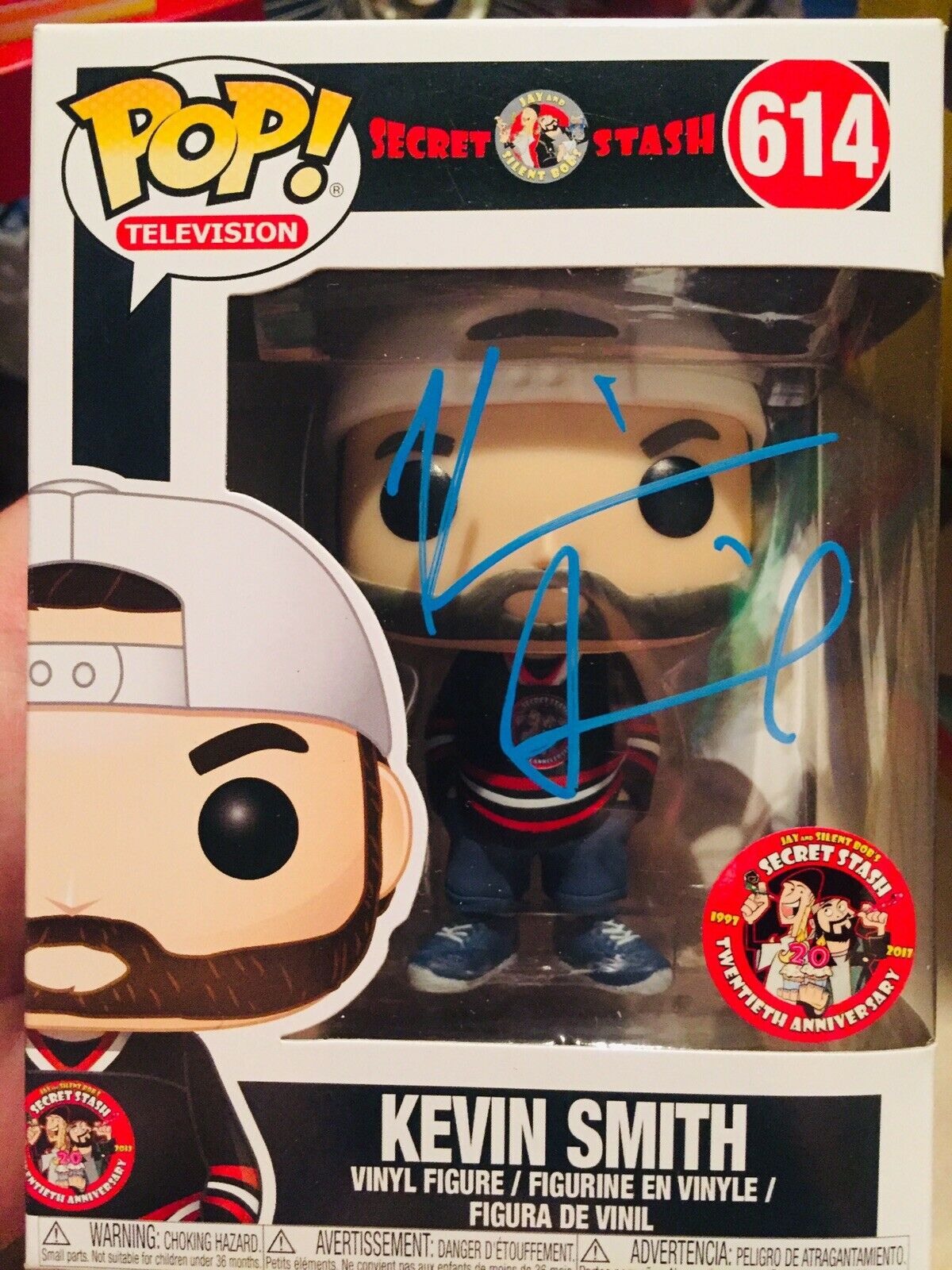 KEVIN SMITH 614 SECRET STASH 20th ANNIVERSARY EXCLUSIVE SIGNED FUNKO ...