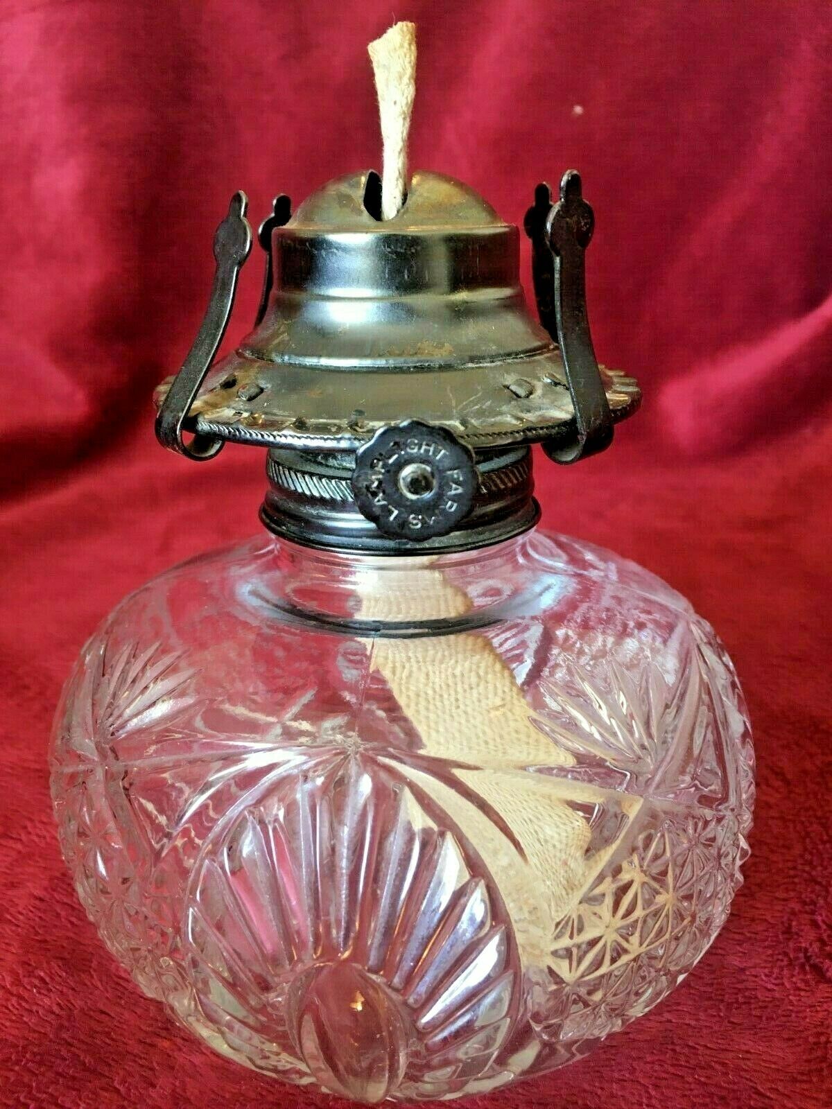 Vintage Lamplight Farms Oil Lamp Base Made In Austria W/ Wick | #16114950