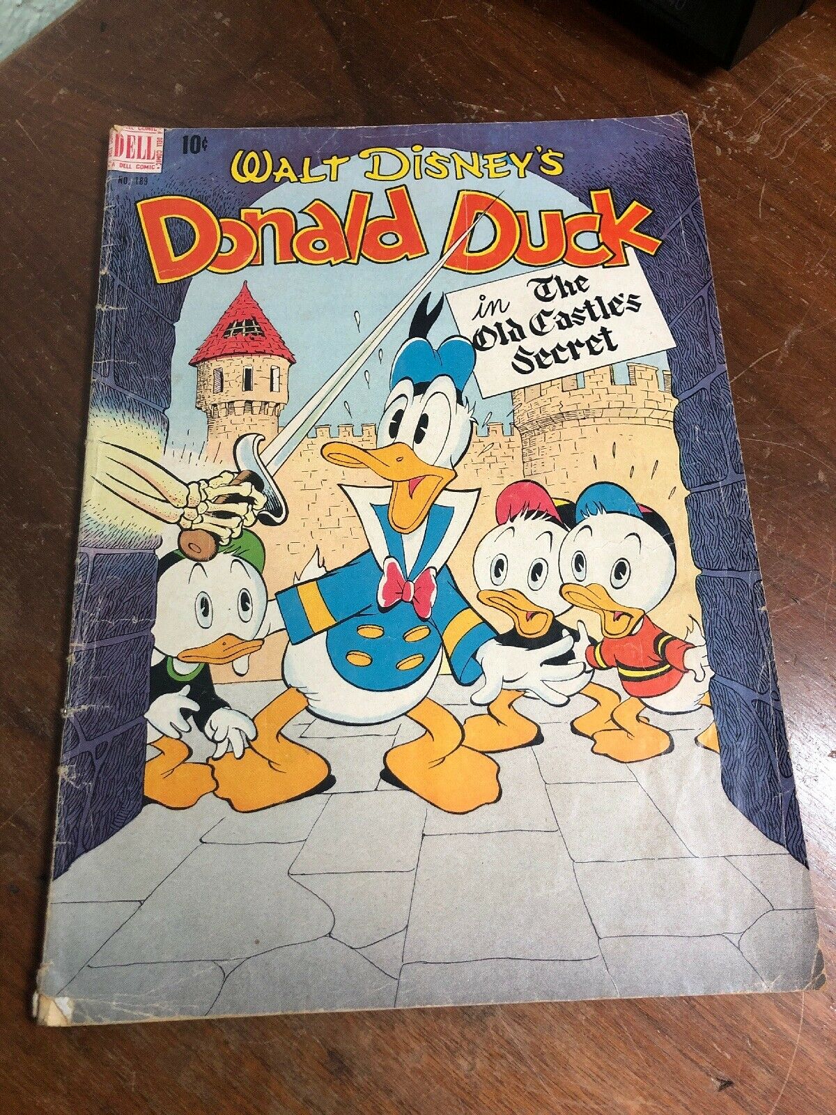 Donald Duck Four Color 189 1948 Walt Disney The Old Castles Secret ...
