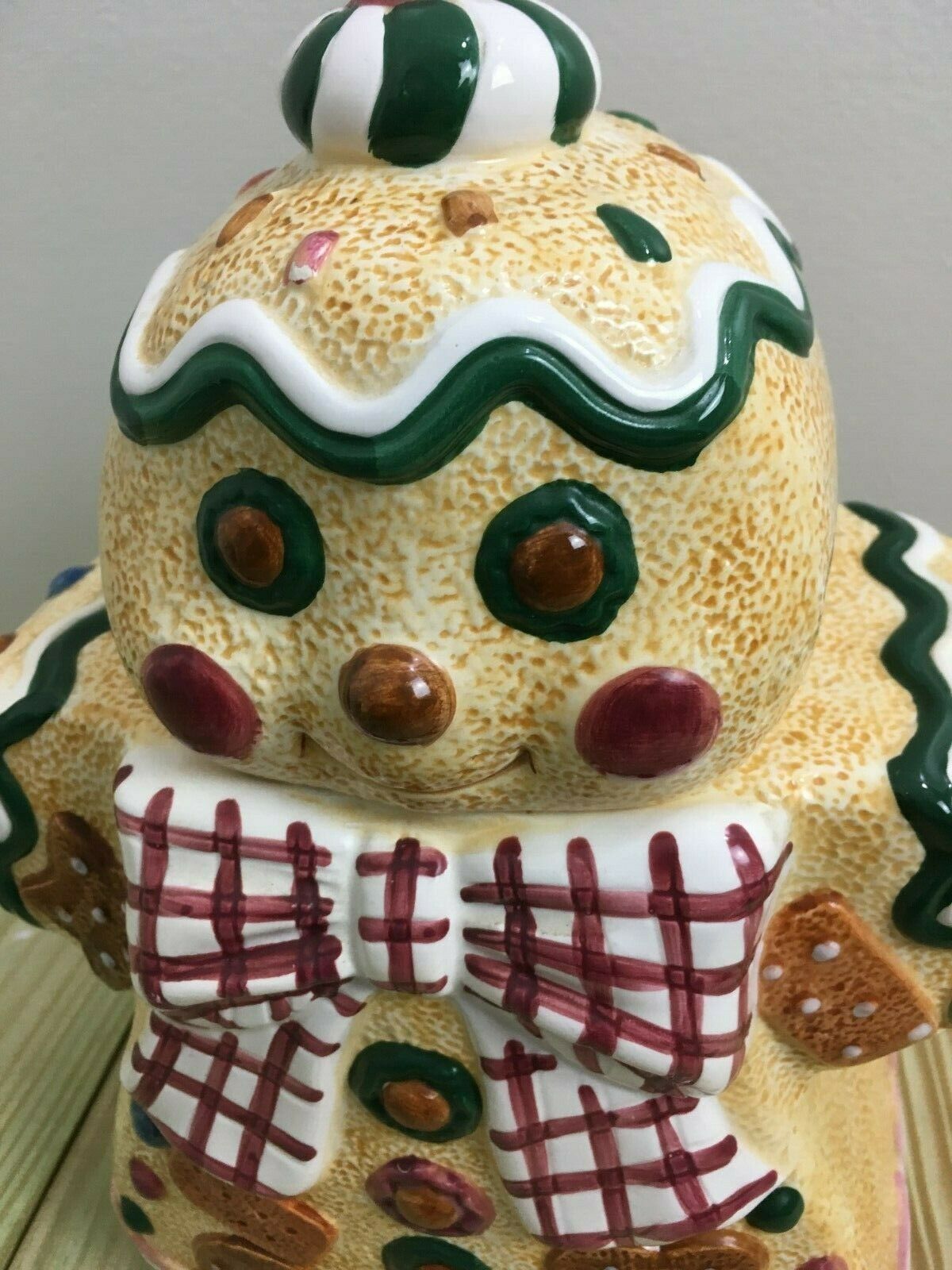 VTG Gingerbread Man Cookie Jar Jay Import 1996 Christmas | #16091114