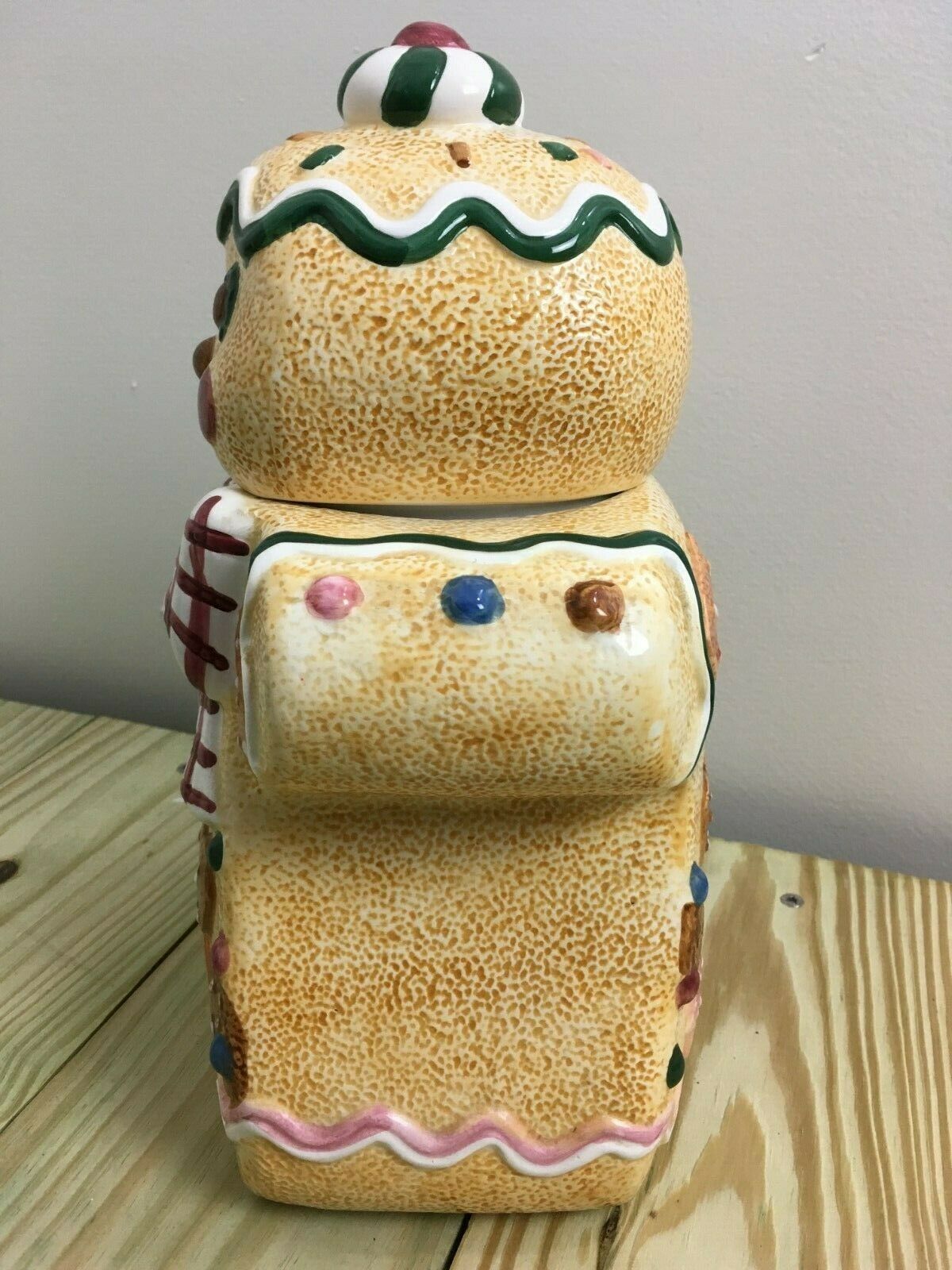 VTG Gingerbread Man Cookie Jar Jay Import 1996 Christmas | #16091114