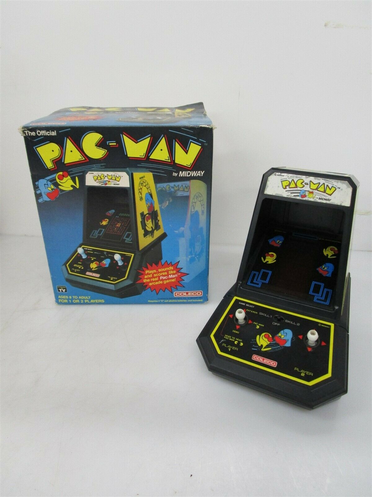 Vintage 1901 Coleco Pacman Midway Mini Arcade Games W/ Box | #16057311