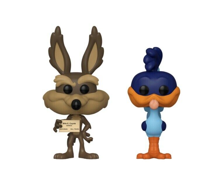 Funko Shop Pop Exclusive Looney Tunes Wile E. Coyote & Road Runner ...