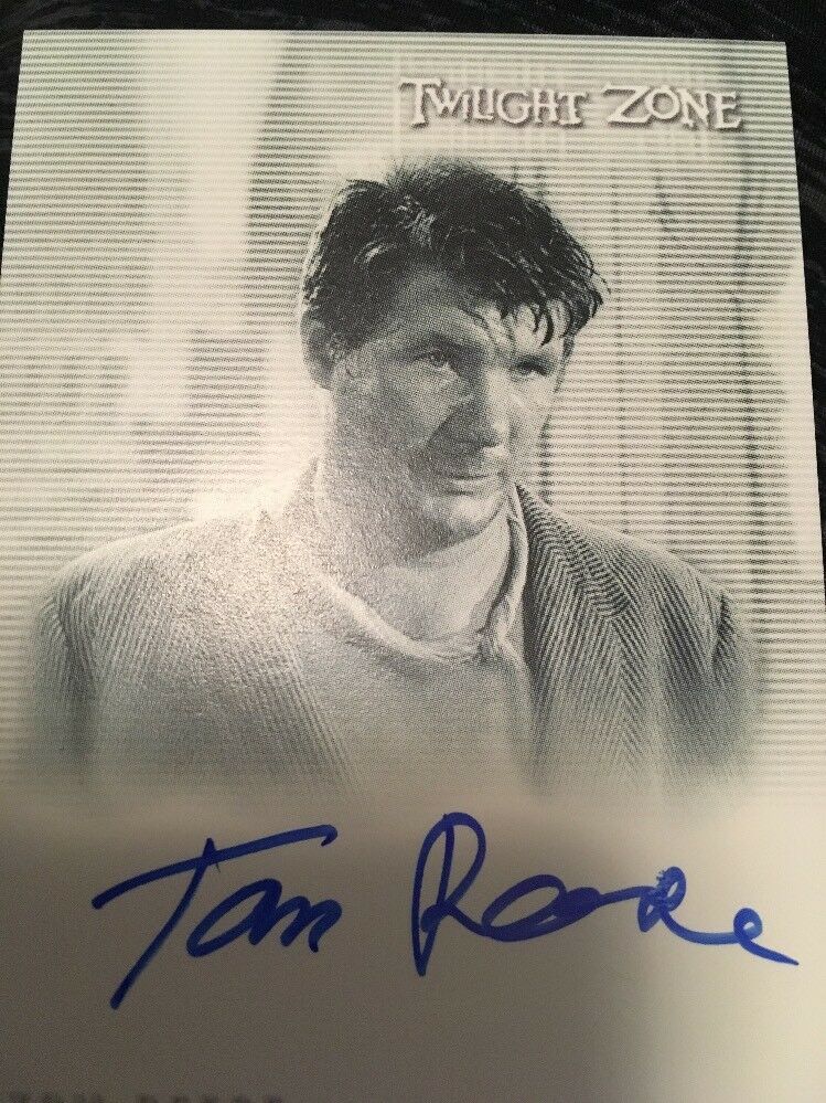 TWILIGHT ZONE THE COMPLETE 50TH A100 TOM REESE THE INTRUDER AUTOGRAPH ...