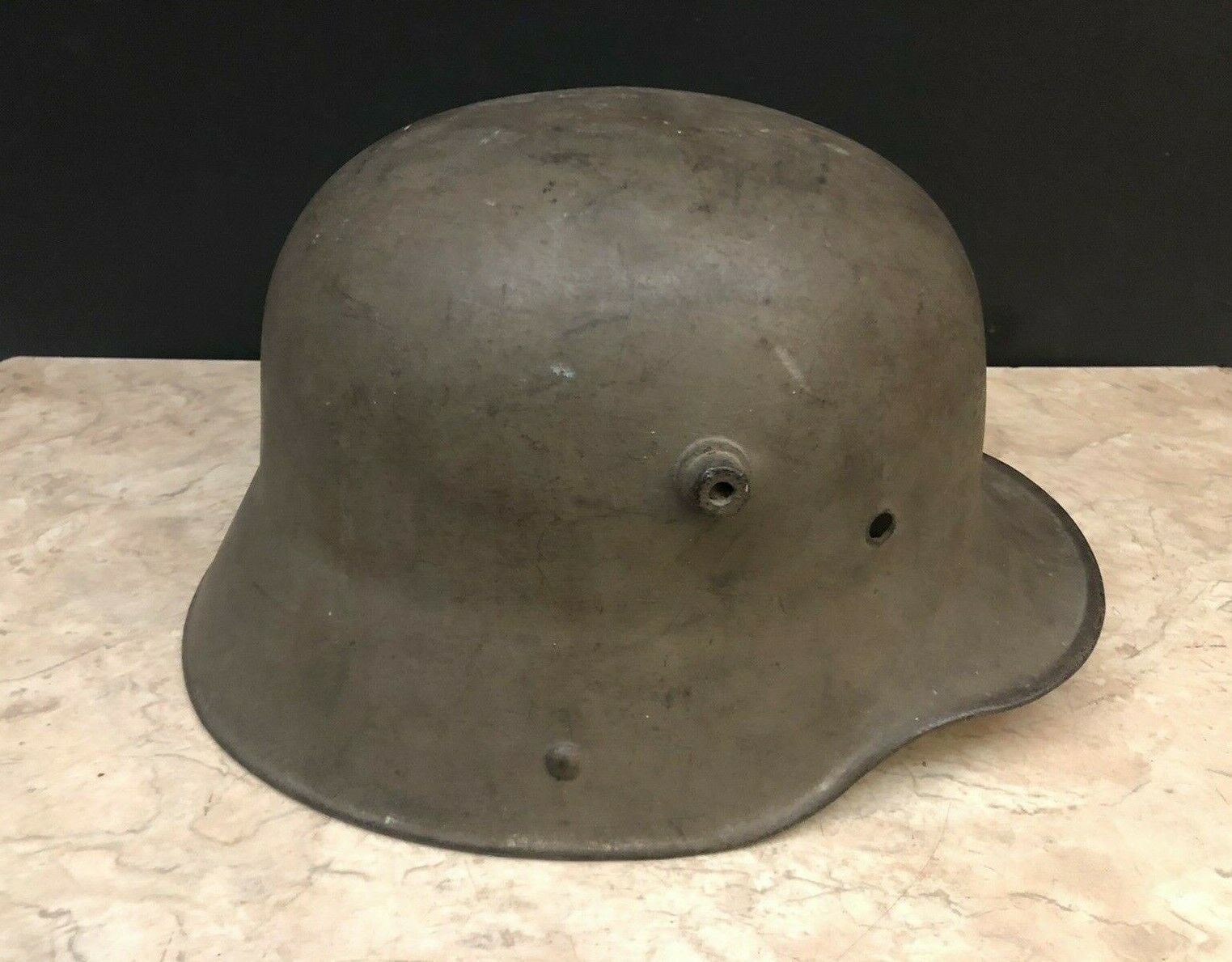 Antique WWI Imperial German Stahlhelm M16 Steel Combat Helmet | #16077679