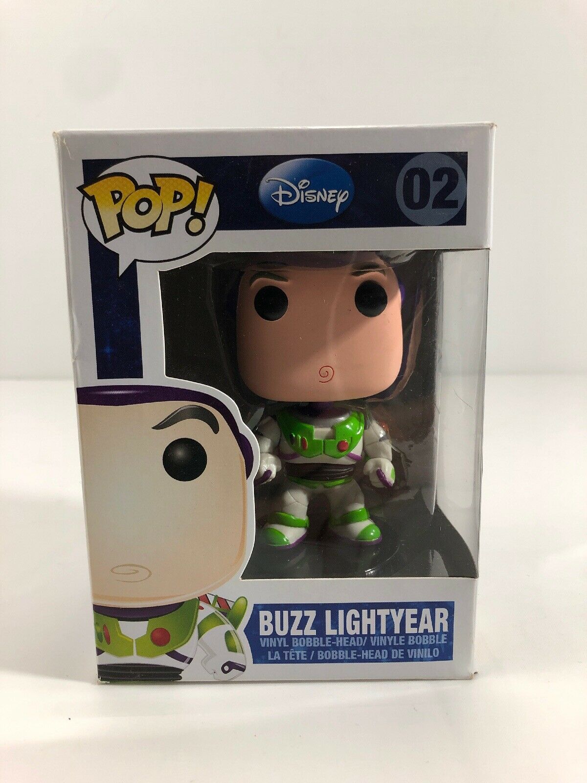 Funko POP DISNEY Toy Story BUZZ Lightyear 02 RETIRED RARE With Stand ...