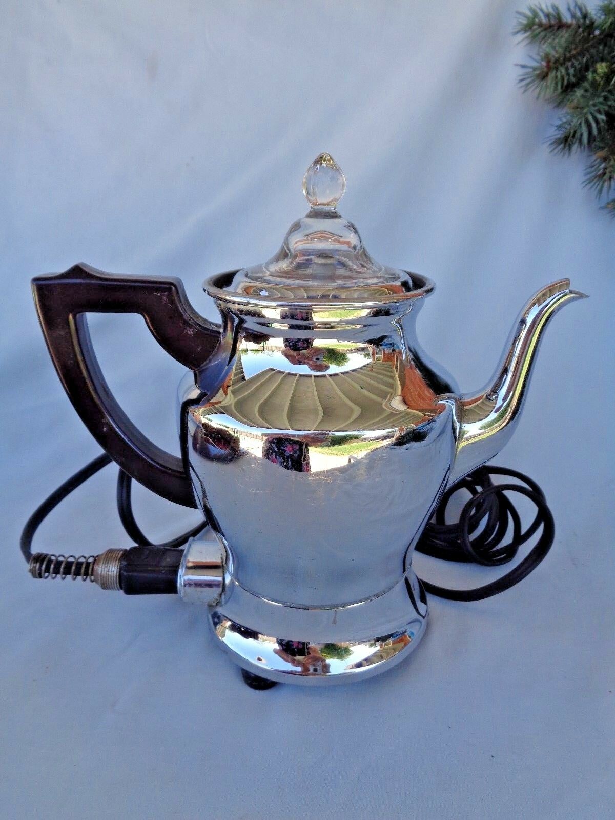 Percolator Vintage Silver Plated Universal Landers Frary Clark 3 Cup ...